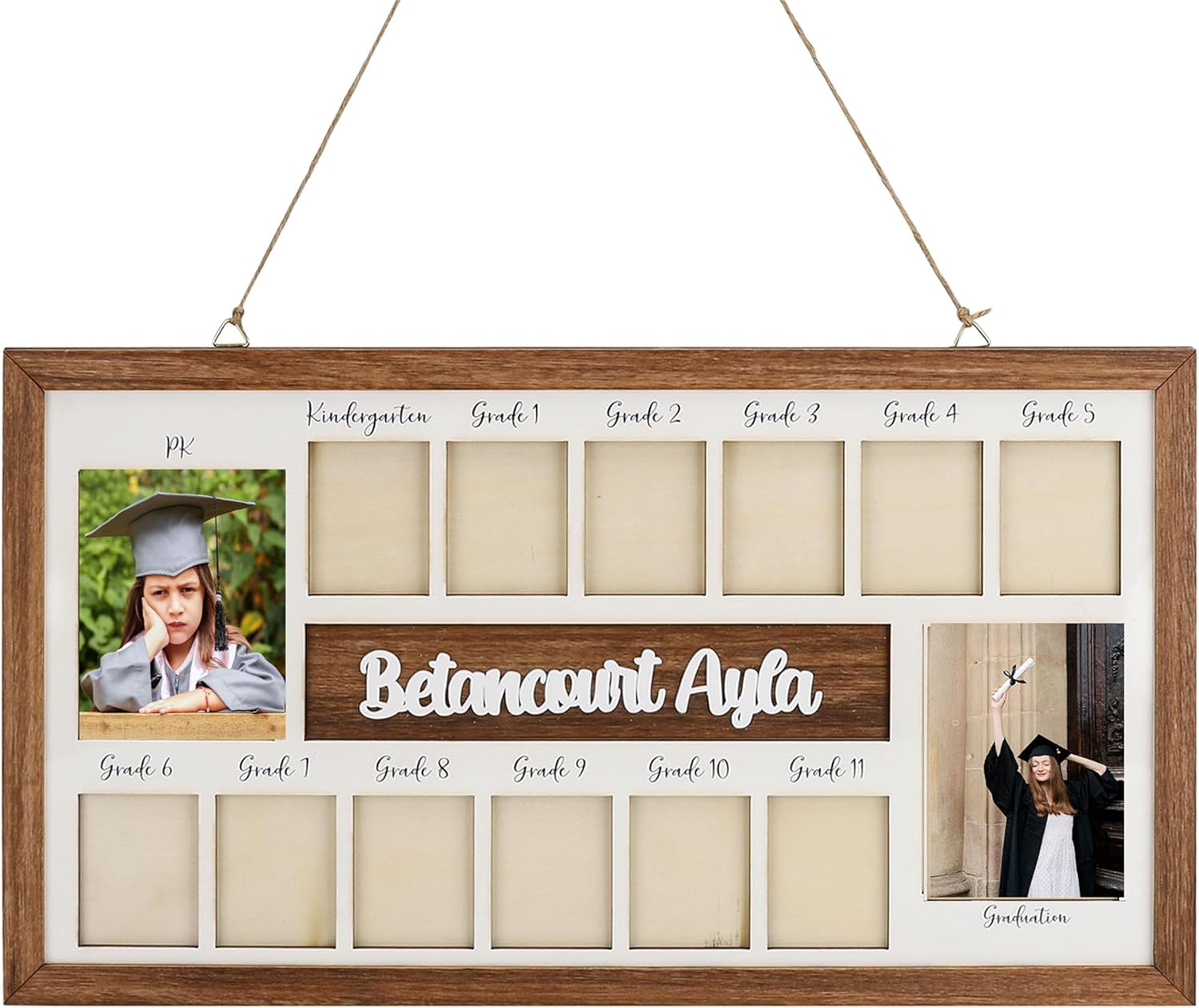 Amazon.com - Custom School Years Picture Frame K-12 Personalized School ...