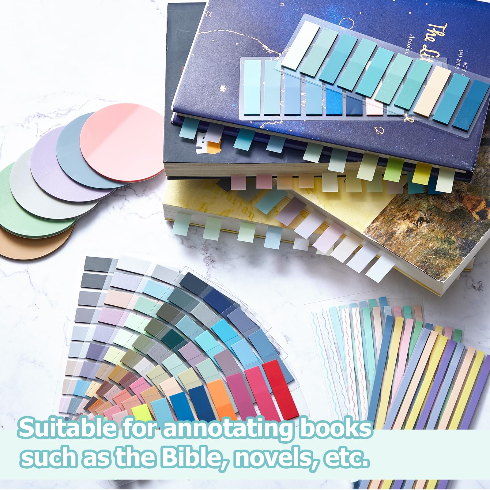 Snapklik.com : Trandraft Book Annotation Kit, 2640 Pcs Sticky Tabs, 300 ...