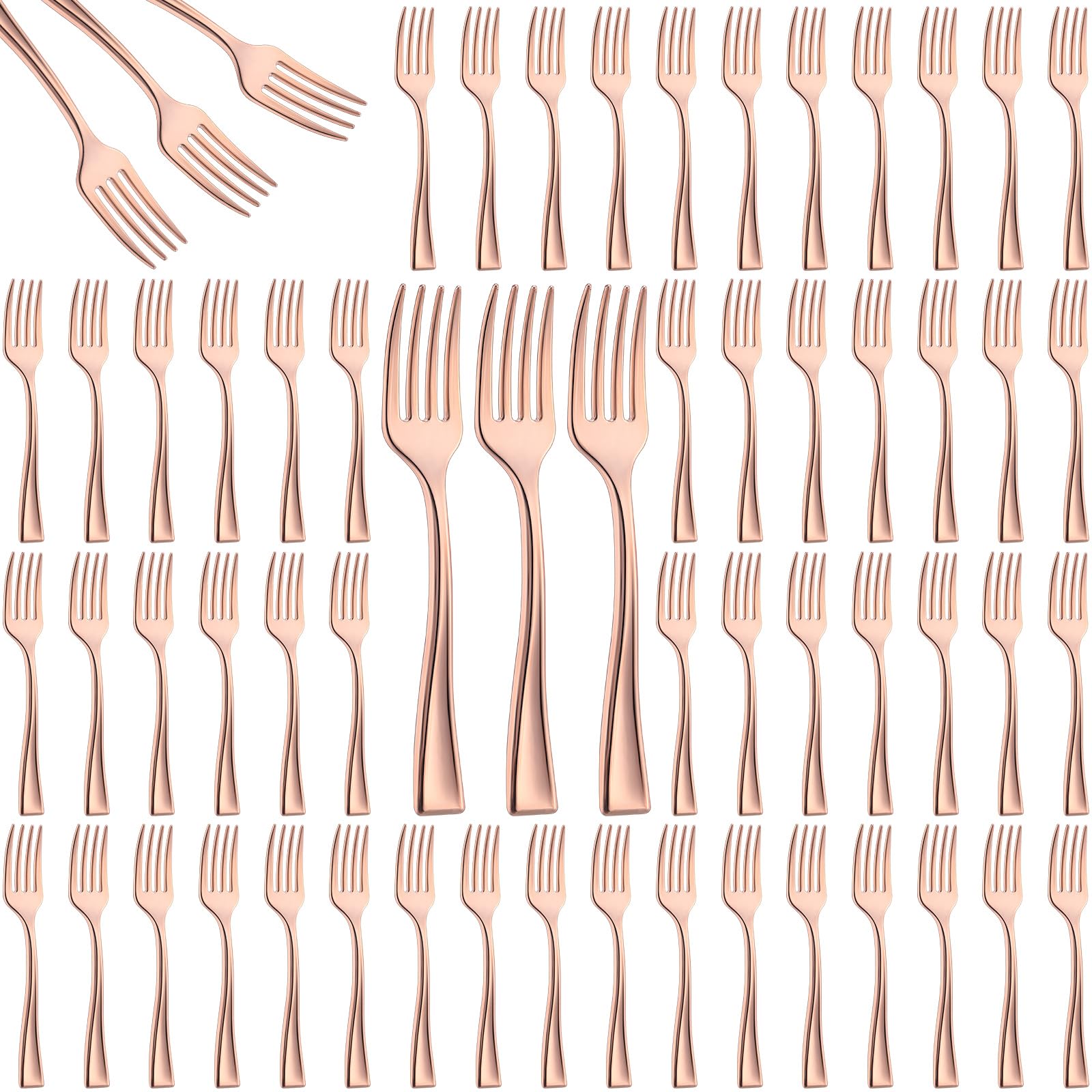 Snapklik.com : Hushee 300 Pcs Plastic Mini Plastic Forks Bulk 4 Inch ...