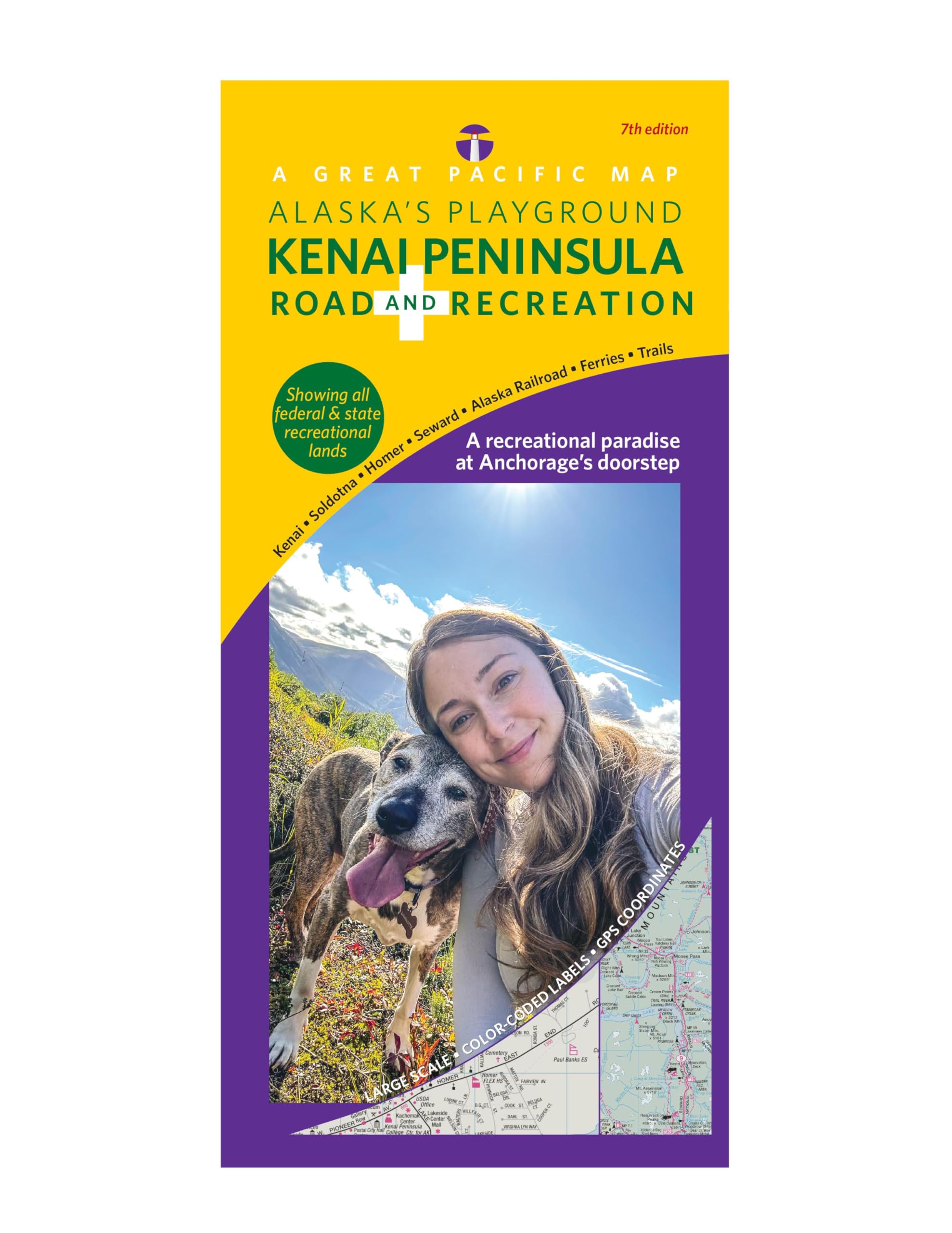 Kenai Peninsula Road & Recreation Map, 7th Edition: David Peckarsky ...