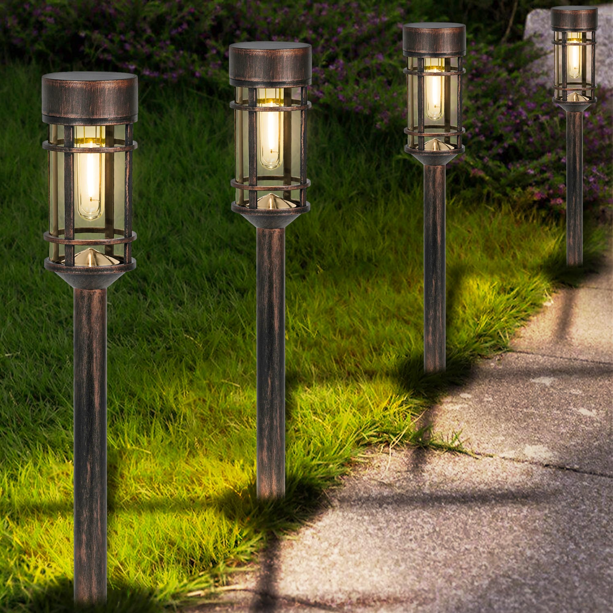 Solar Led Pathway Lights Home Depot Solar Pathway Lights Outdoor IP65 ...