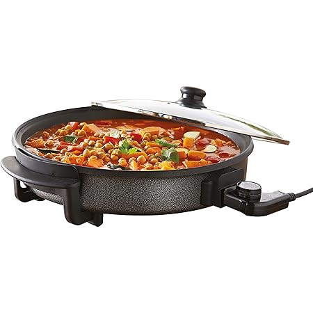 Quest 35410 30cm Multi-Function Electric Cooker Pan with Lid ...