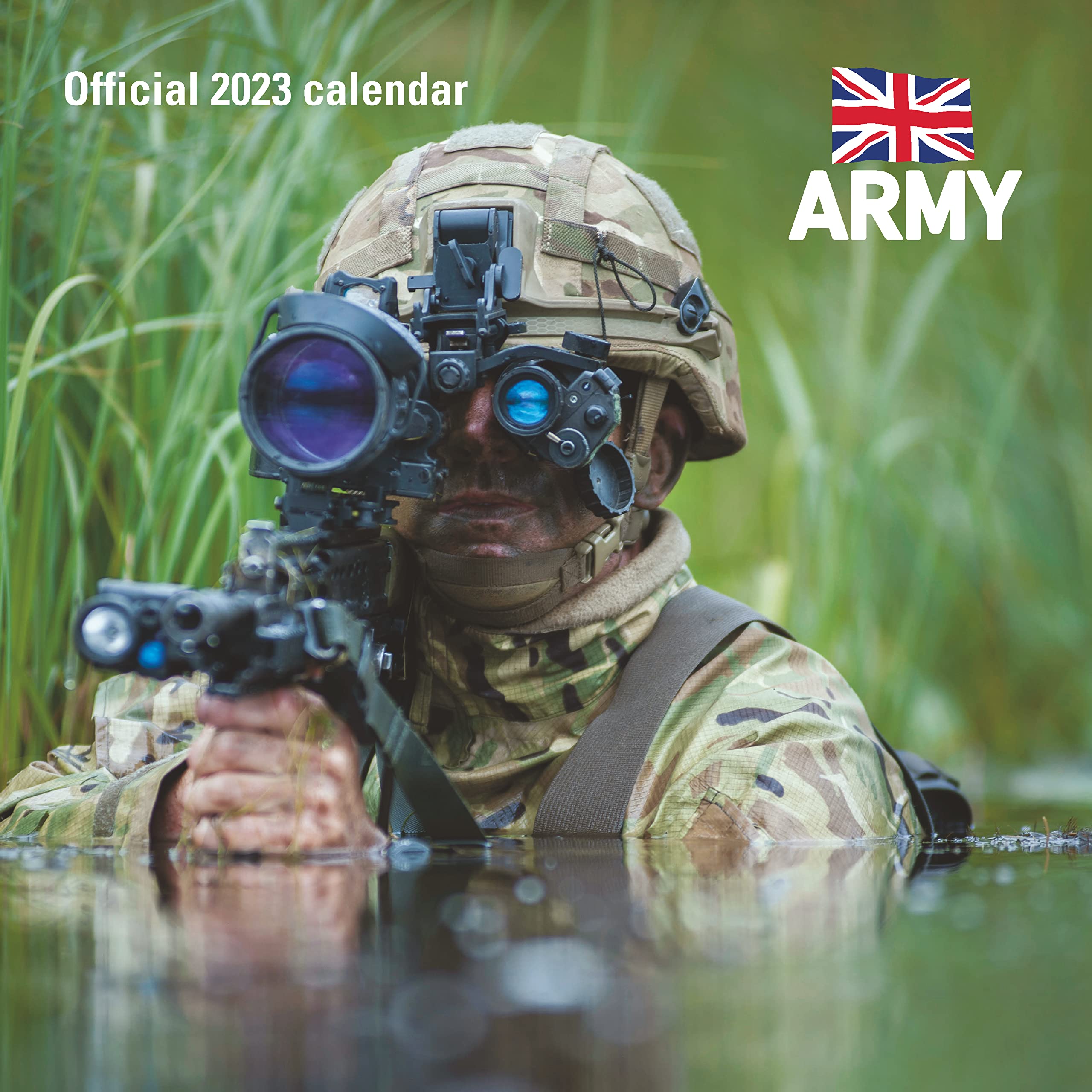 Buy British Army 2023: OFFICIAL 12 x 12 Inch Monthly Square Wall With ...