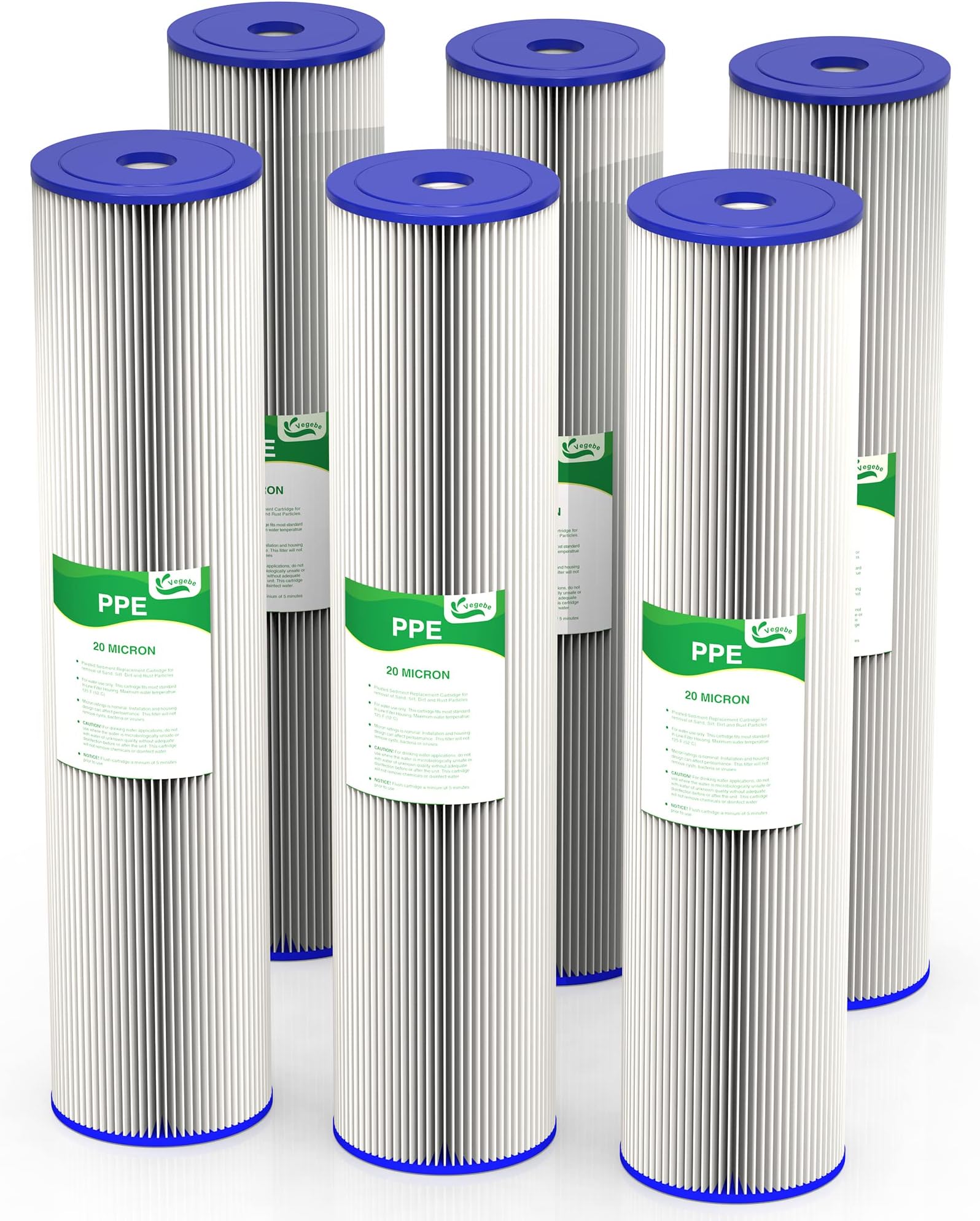 Amazon.com: CFS – 6 Pack Whole House Sediment Water Filter Cartridges ...