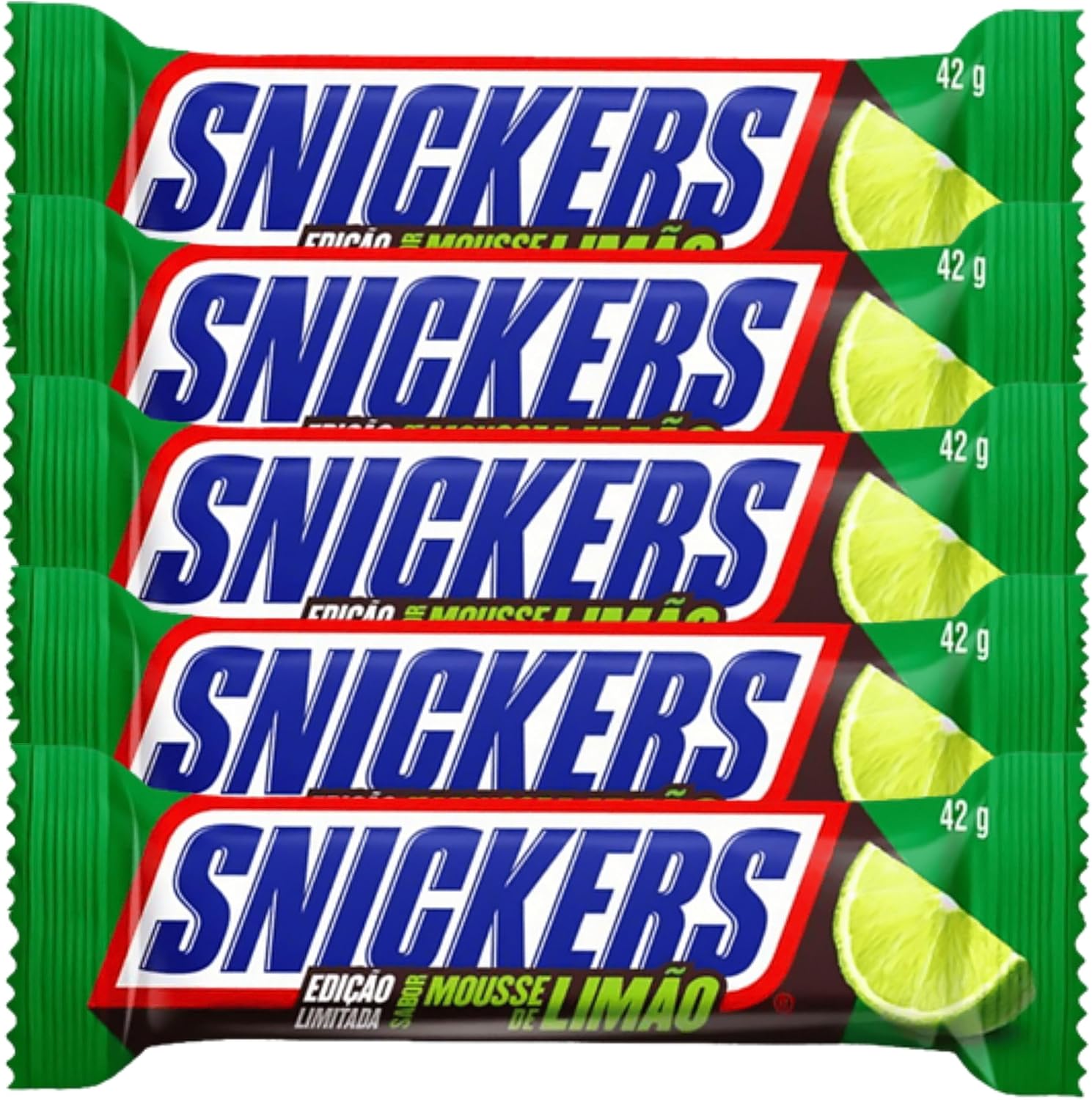 Chocolate Snickers Mousse De Limão - Display com 20 unidades de 42g ...