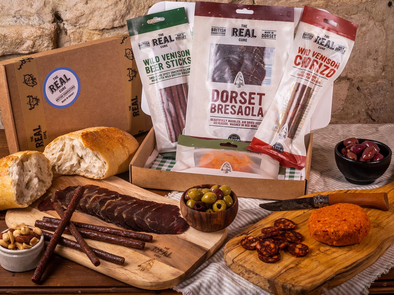 The Real Cure - Charcuterie Celebration Letterbox : Amazon.co.uk: Grocery