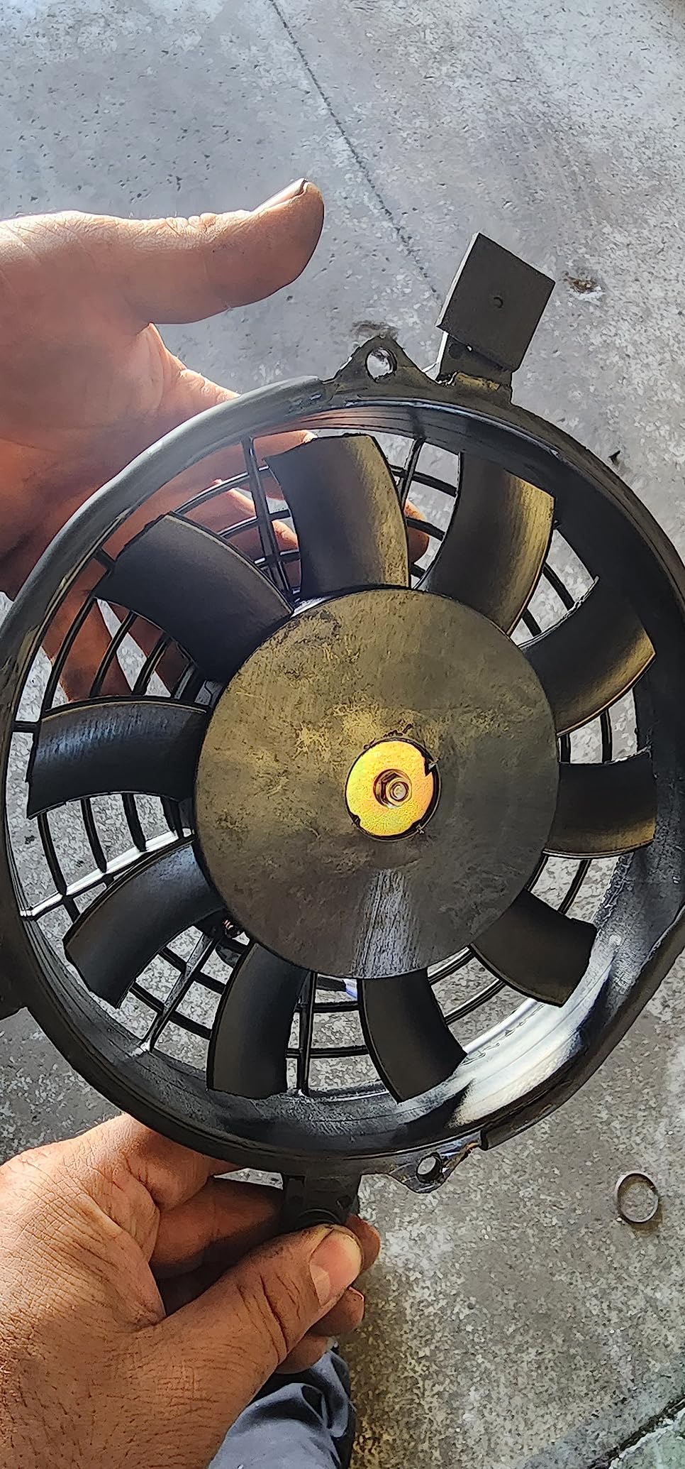 $11/mo - Finance 14 Inch Black Universal Slim Fan Push Pull Electric ...