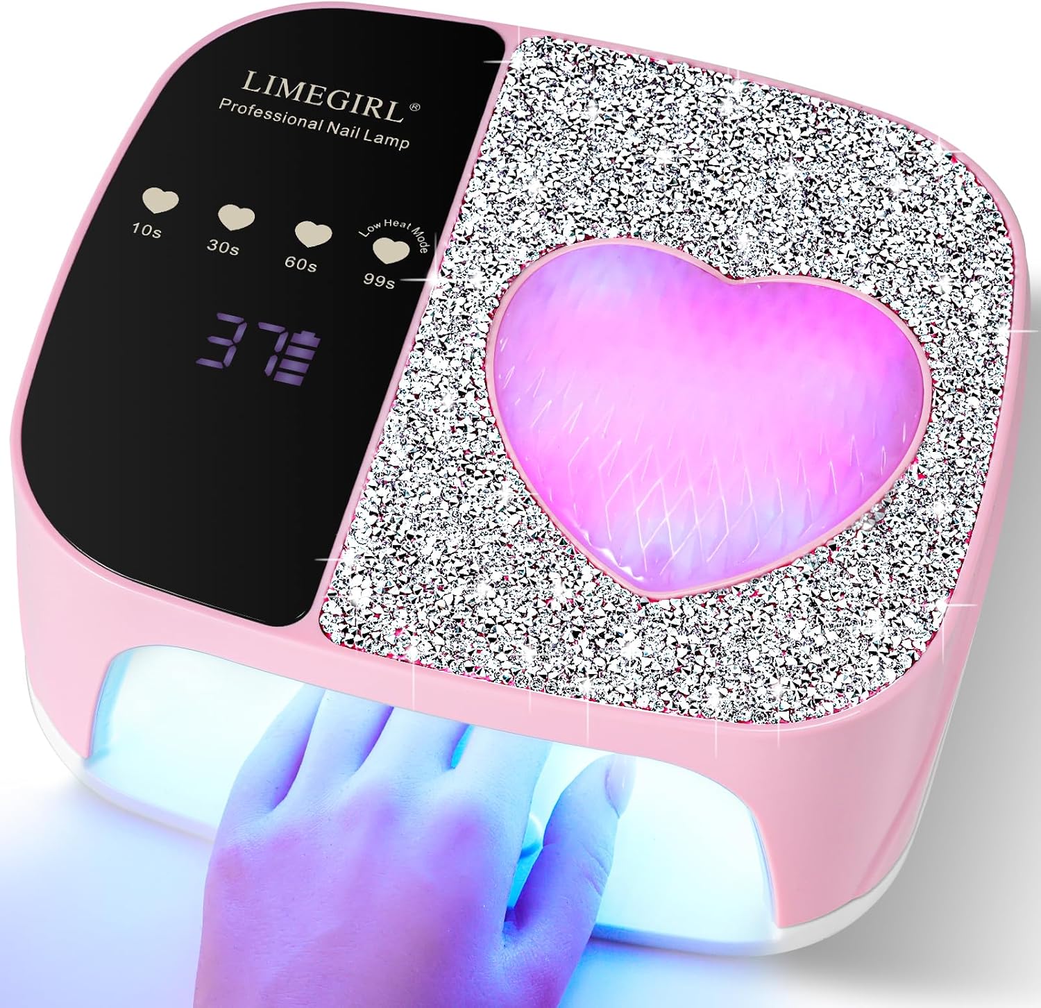 Amazon.com : LimeGirl UV LED Nail Lamp Kit for Gel Polish Professional ...