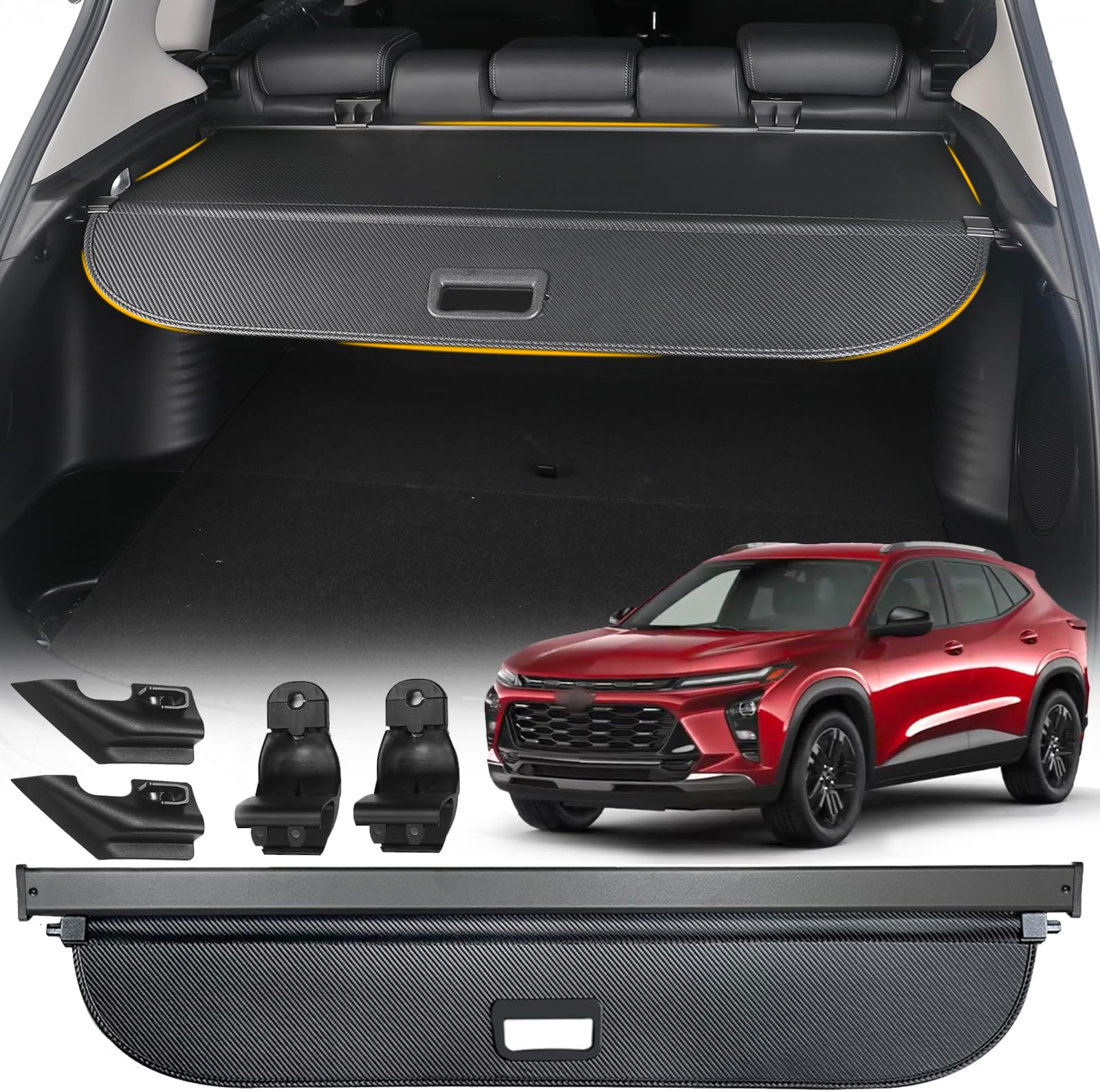 Amazon.com: NIKALAIKA Cargo Cover for 2024 Chevrolet/Chevy Trax ...