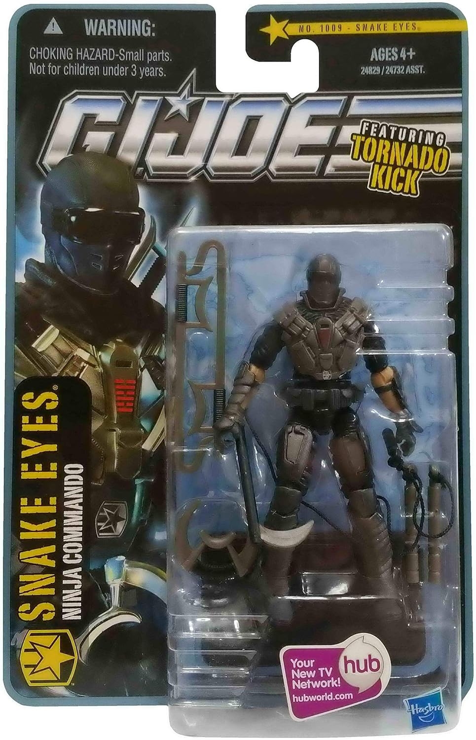 G.I. Joe Pursuit of Cobra (POC) Snake Eyes (Ninja Commando) with ...