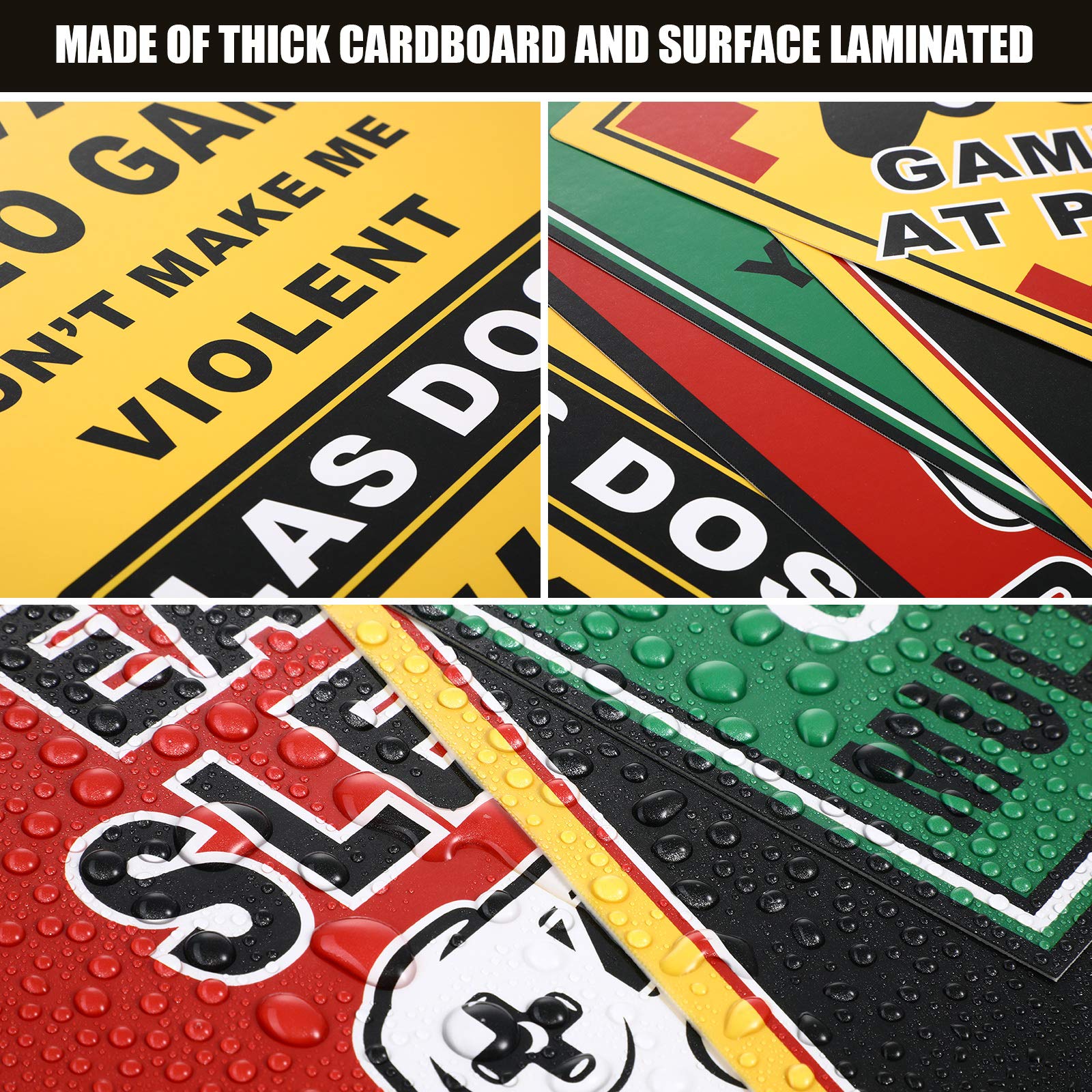 Buy 9 Pieces Video Game Themed Wall Art Posters Art Print Funny Gaming ...