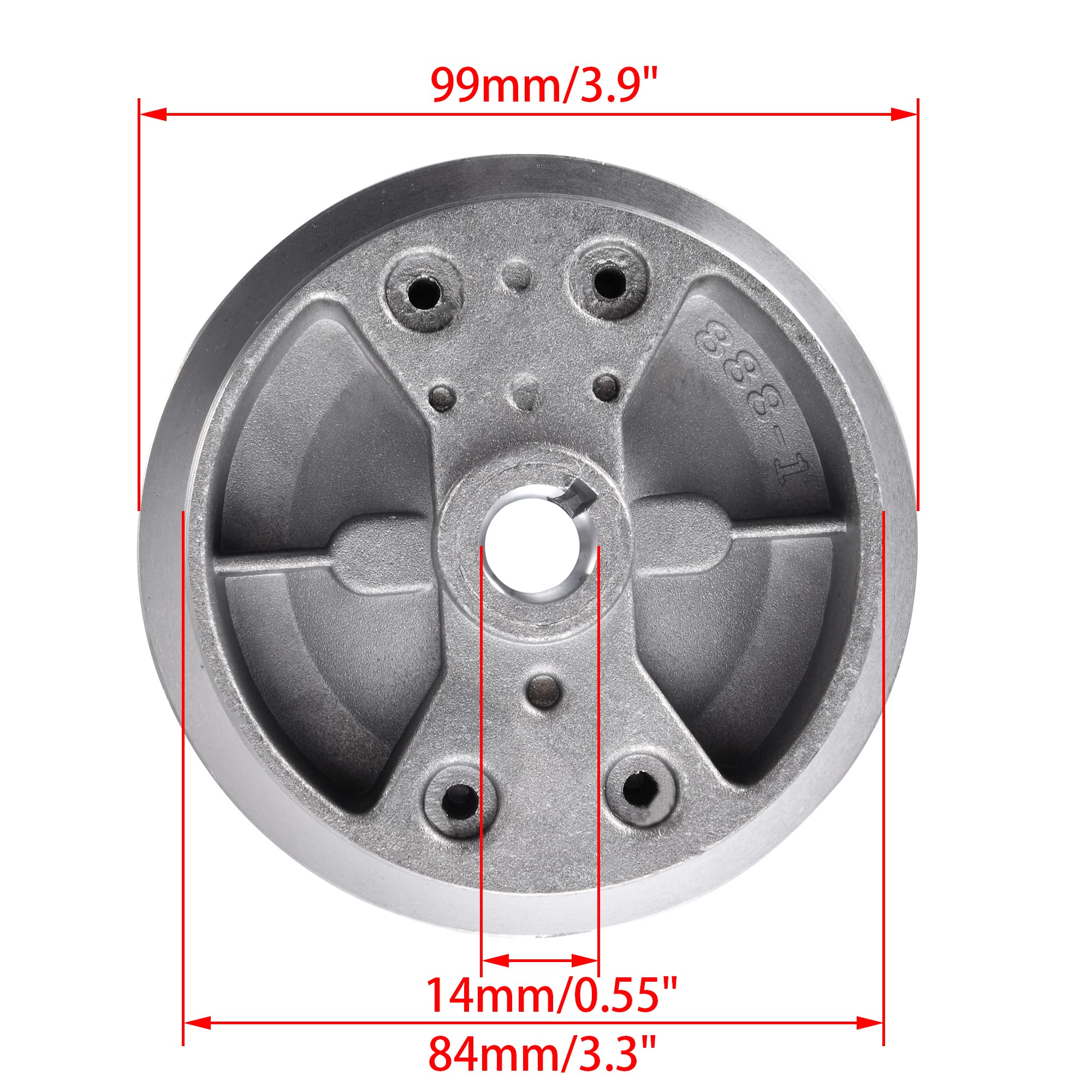 Snapklik.com : 18 Flywheel Replacement For 2 Stroke 47cc 49cc Pocket ...