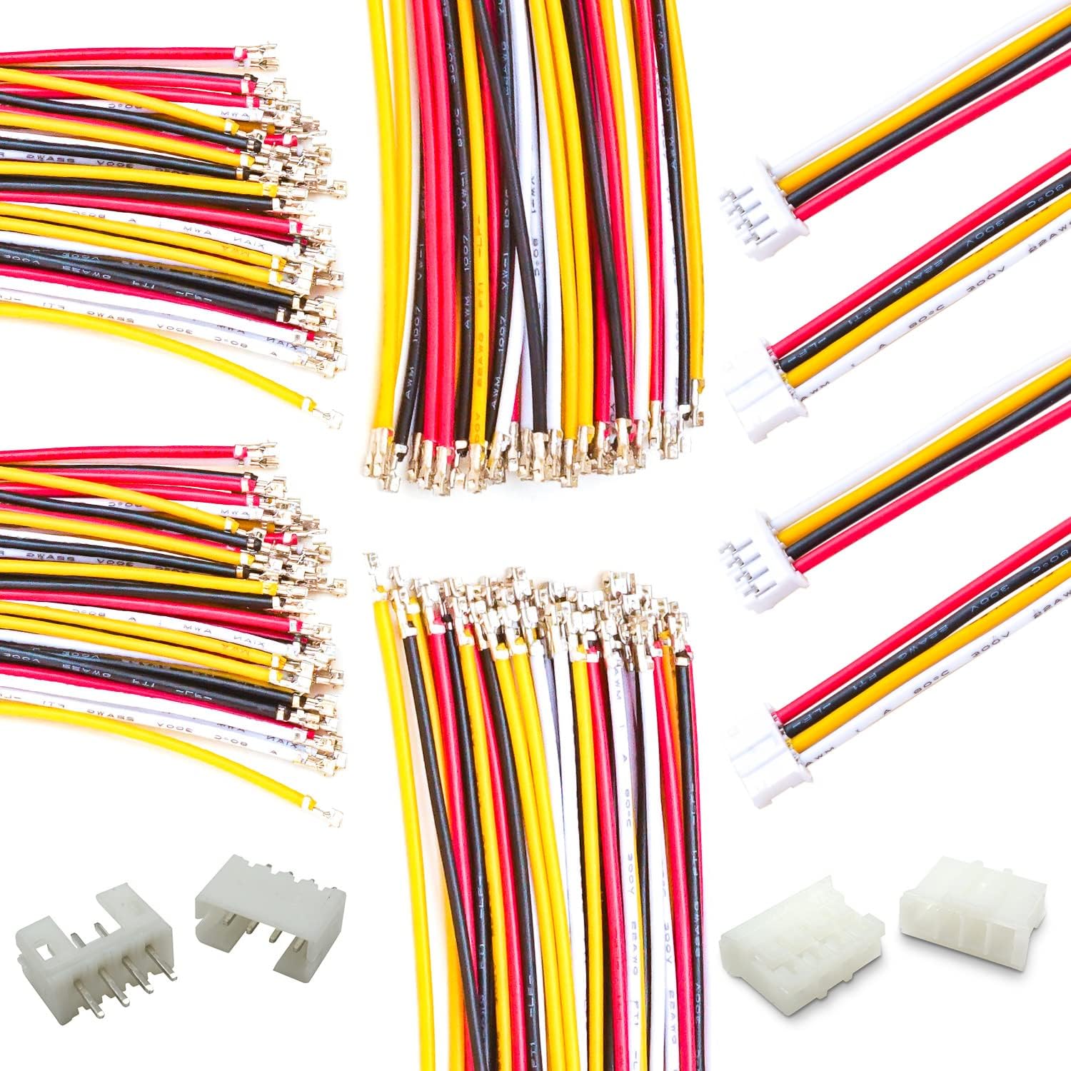 Amazon.com: Yoeruyo PH2.0mm JST Connector Kit with 22AWG Pre-Crimped Wire, 2/3/4/5/6/7/8/9/10/12 ...