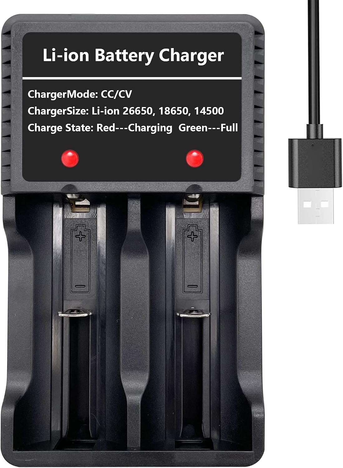 Amazon.com: Universal Battery Charger 2-Bay Speedy Smart Lithium ...