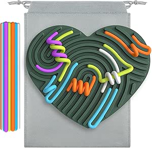 Amazon.com: Sensory Activity Board for Kids, Sensory Fidget Toys ...