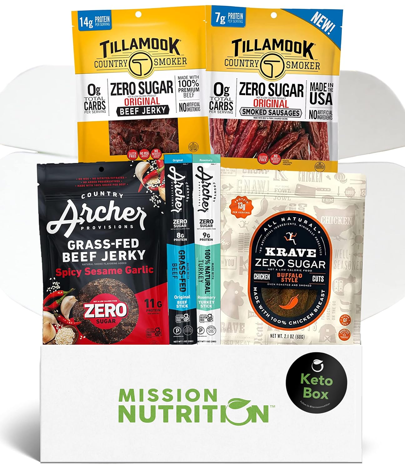 Amazon.com: Zero Sugar Jerky, Beef Jerky & Sticks, Jerky Sugar Free ...