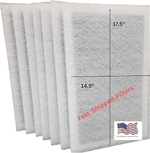 Amazon.com: Fast-Shipped-Filters 7 Pack 16x20 Replacement Filter Pads ...