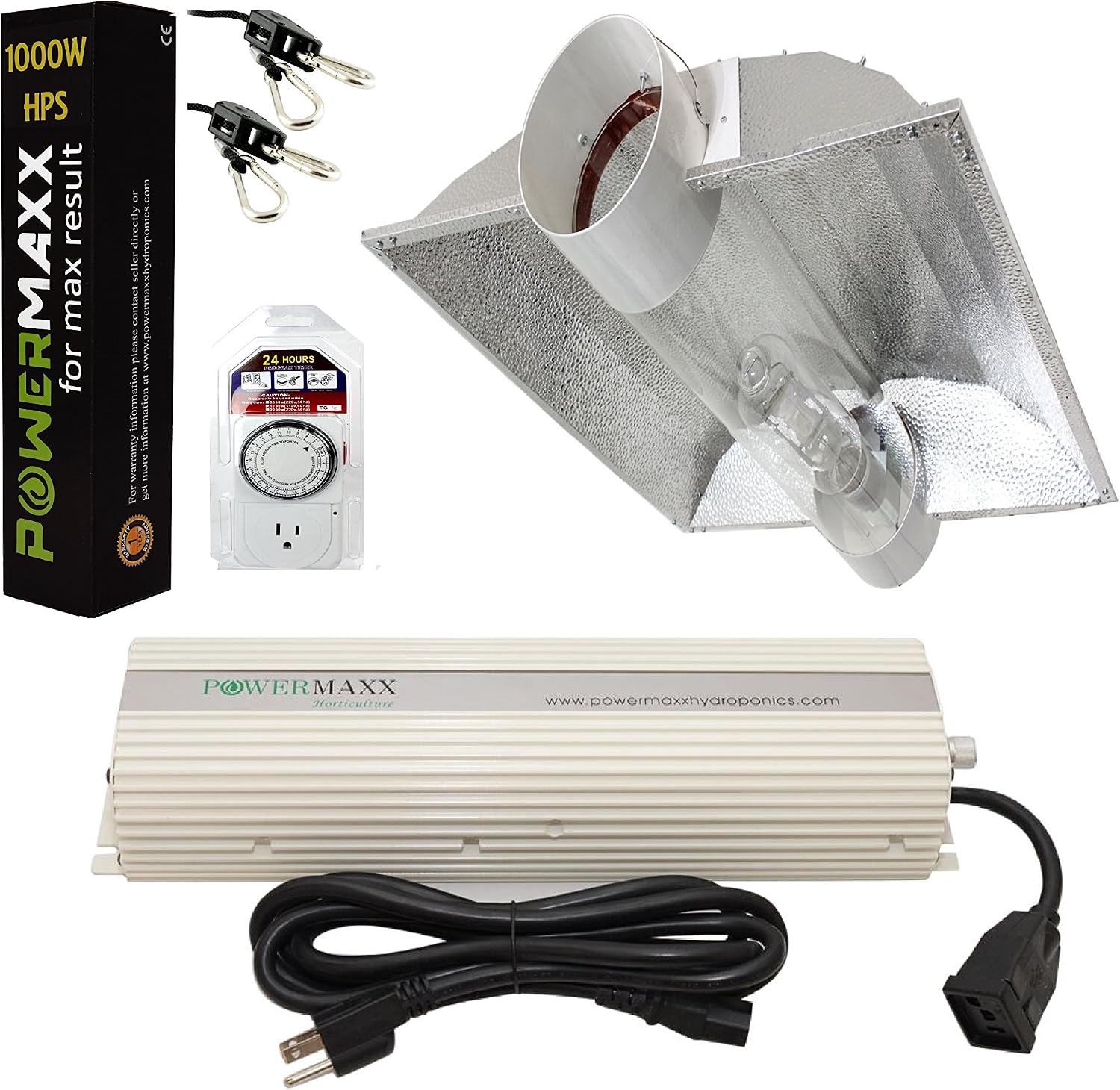 Amazon.com : Powermaxx Digital Dimmable Grow Light System for Plants 6 ...