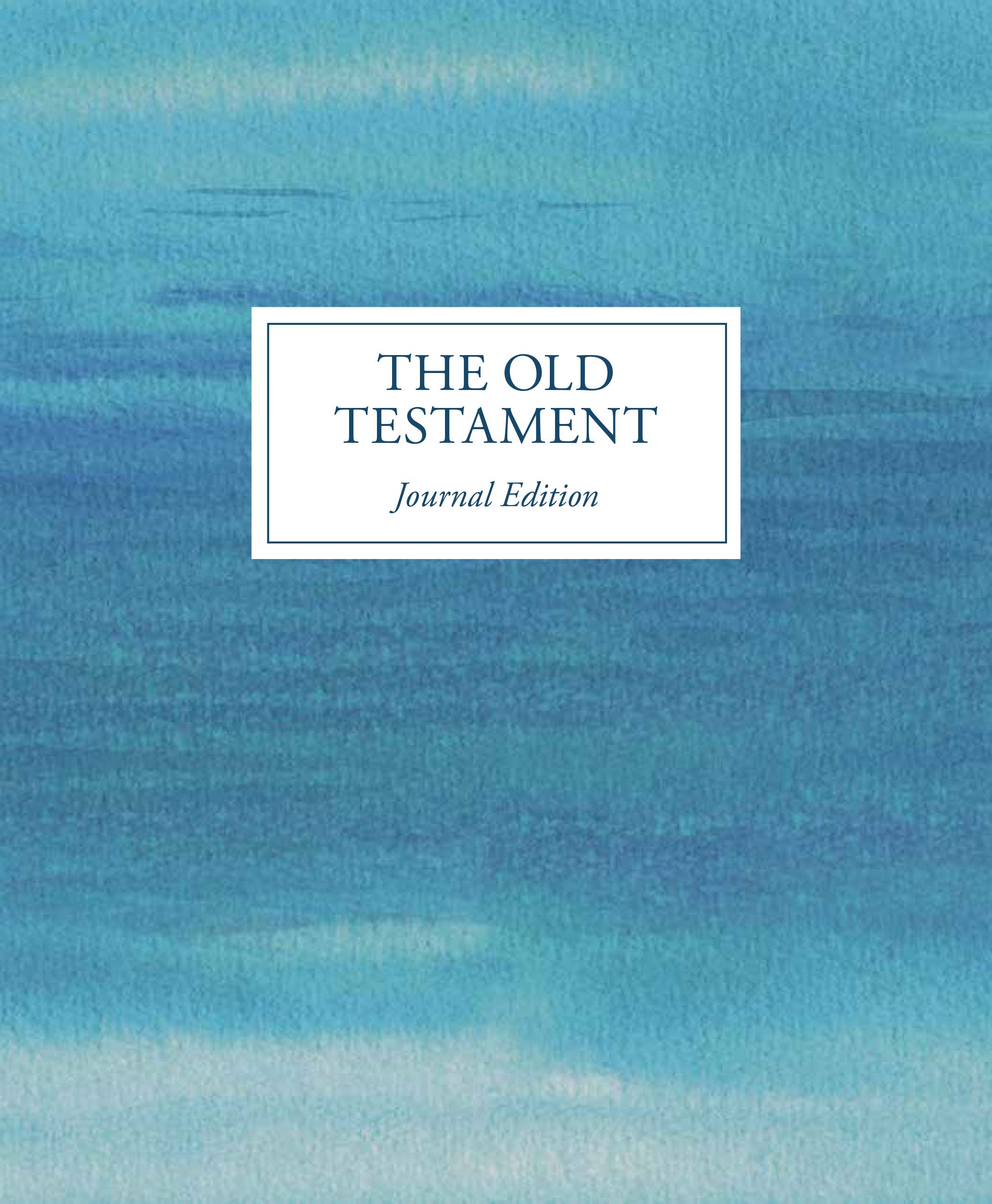 The Old Testament Journal Edition (blue): Deseret Book: 9781629727196 ...