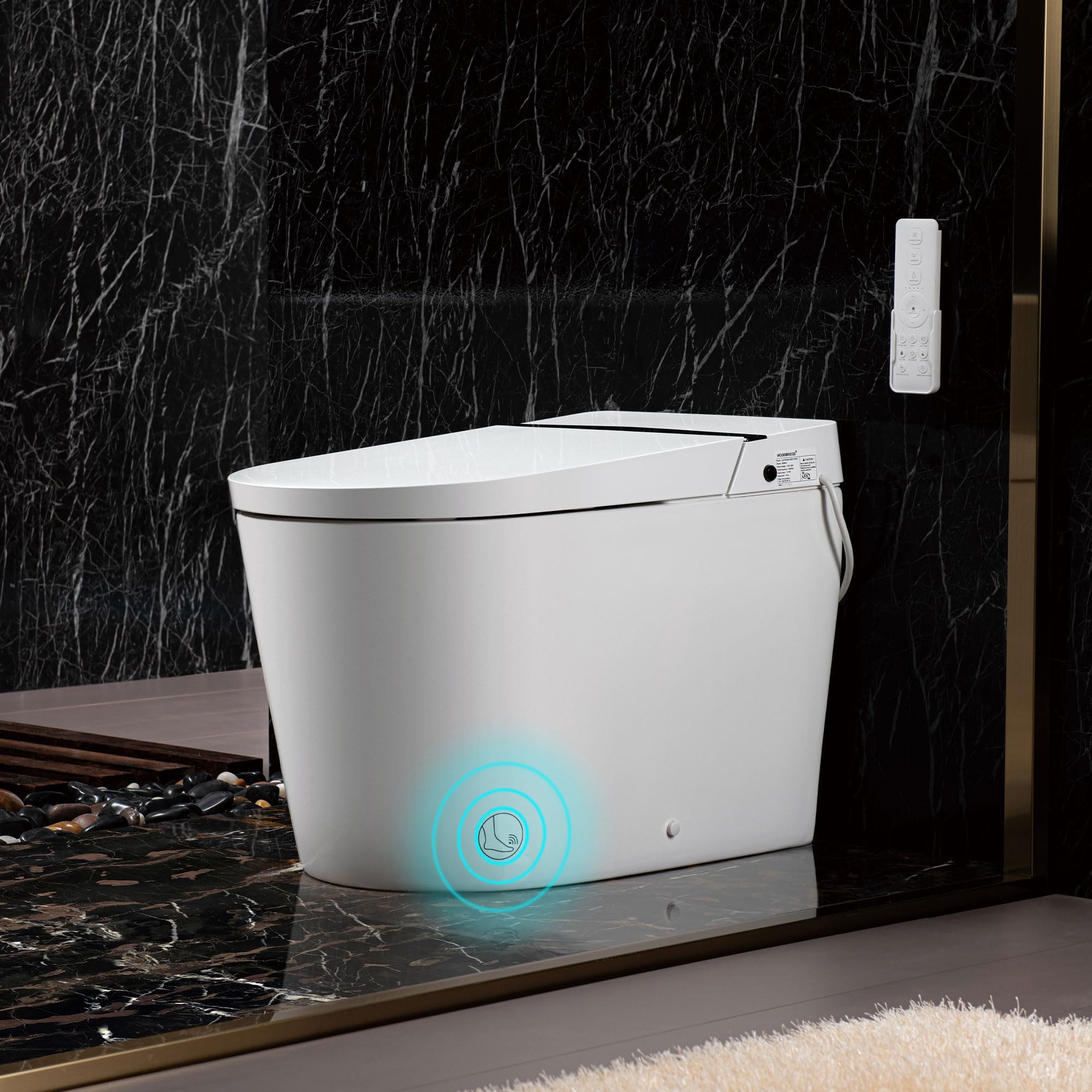 Loniko Smart Toilet with Bidet Built in, Auto Open & Close, Foot ...