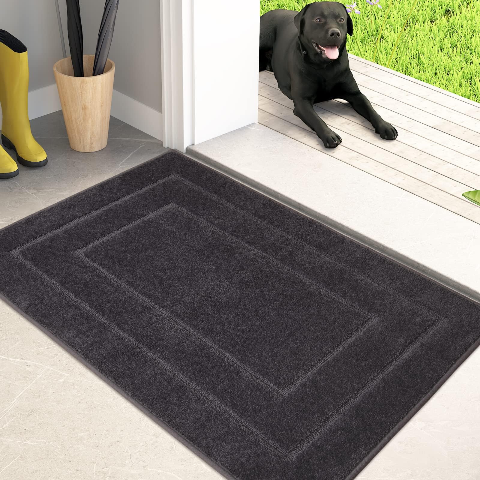 Amazon.com: Trek N' Clean Super Absorbent Floor Mat (30" x 40" : Home ...