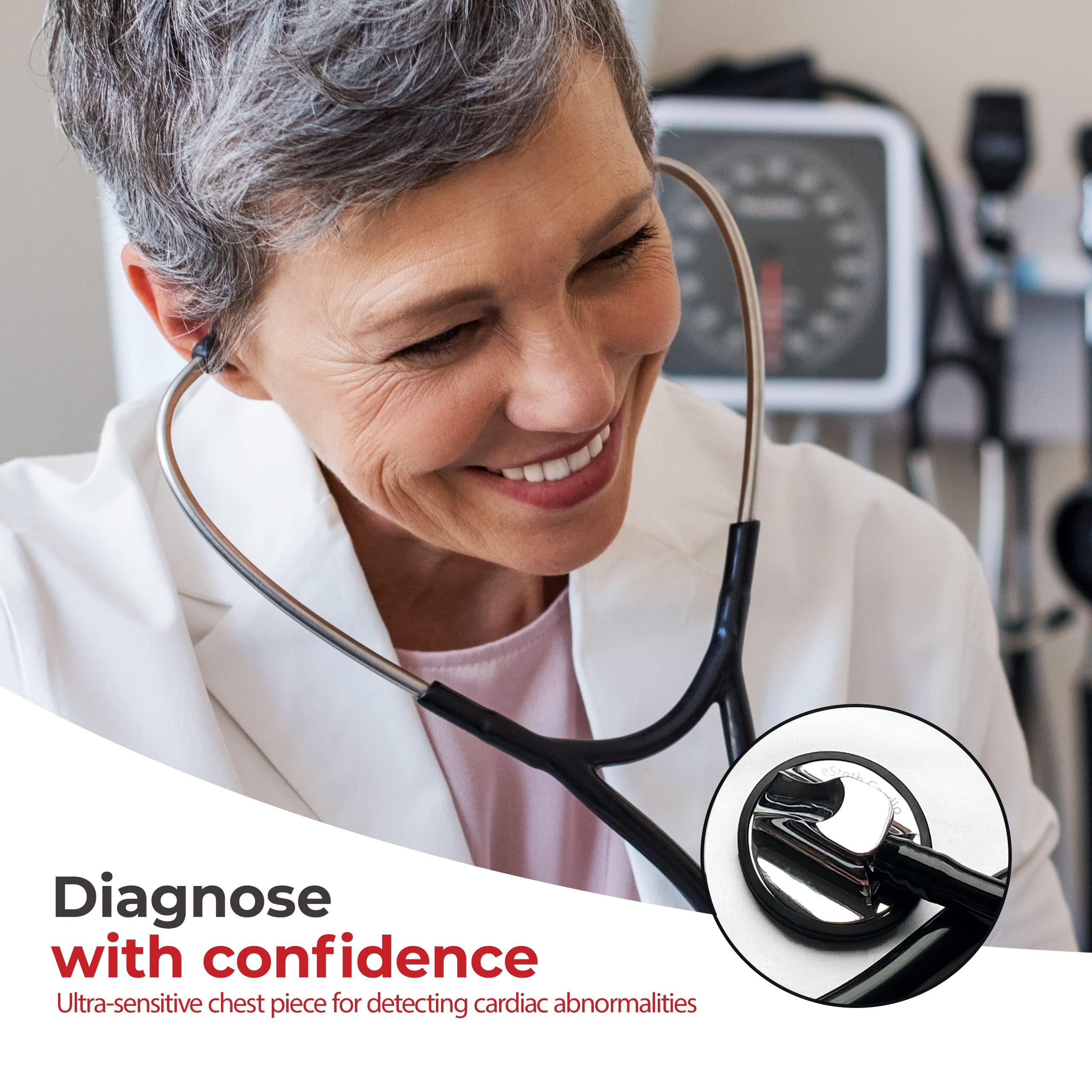Snapklik.com : eSteth eSteth Cardiology Stethoscope - Ultra Sensitive ...
