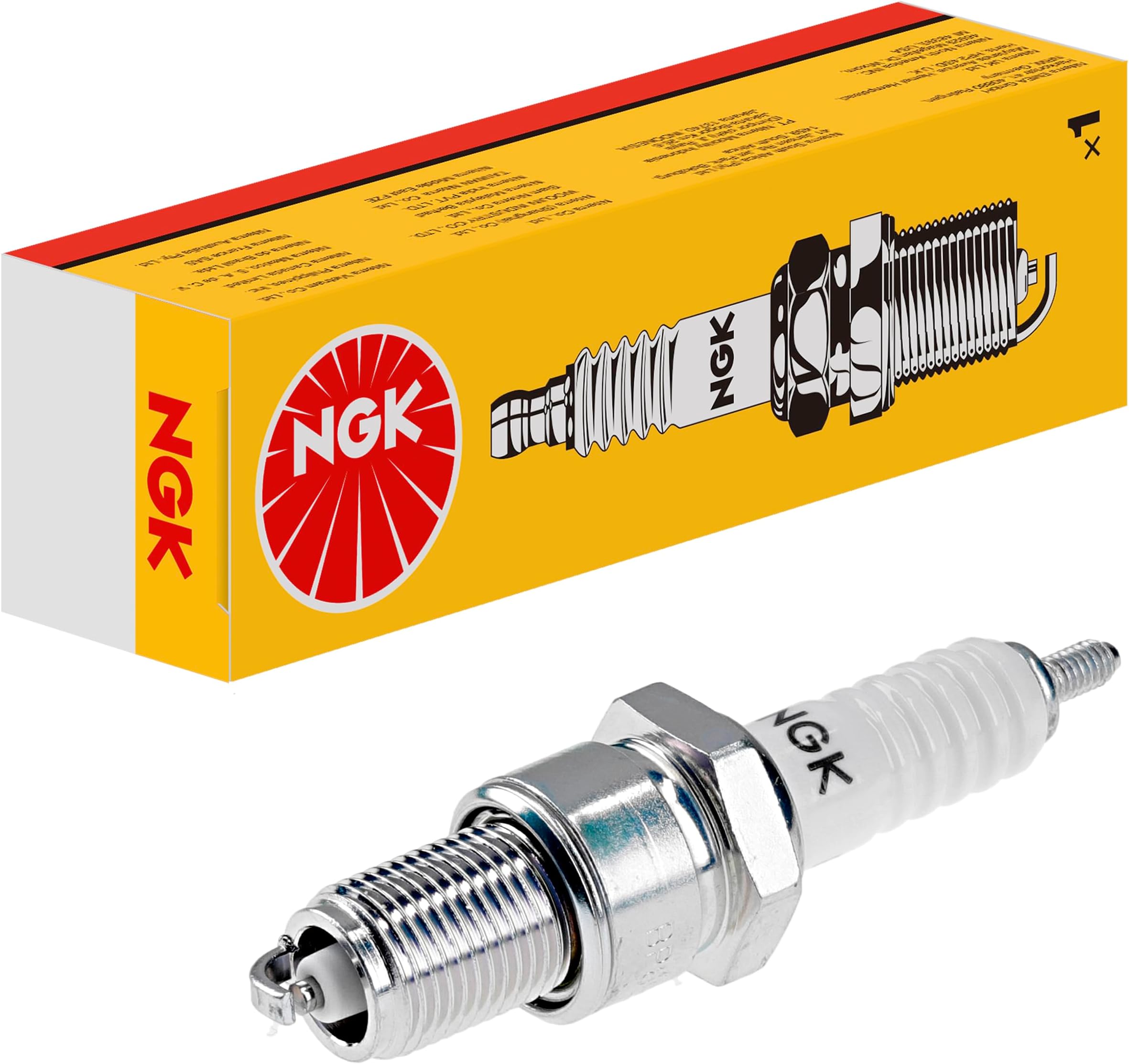 Amazon.com: NGK Genuine BP6ES Spark Plug - silver/white : Automotive