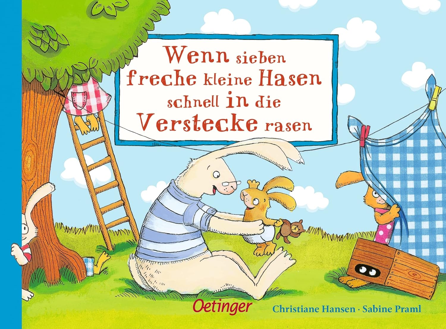 Wenn sieben freche kleine Hasen schnell in die Verstecke rasen: Lustig ...