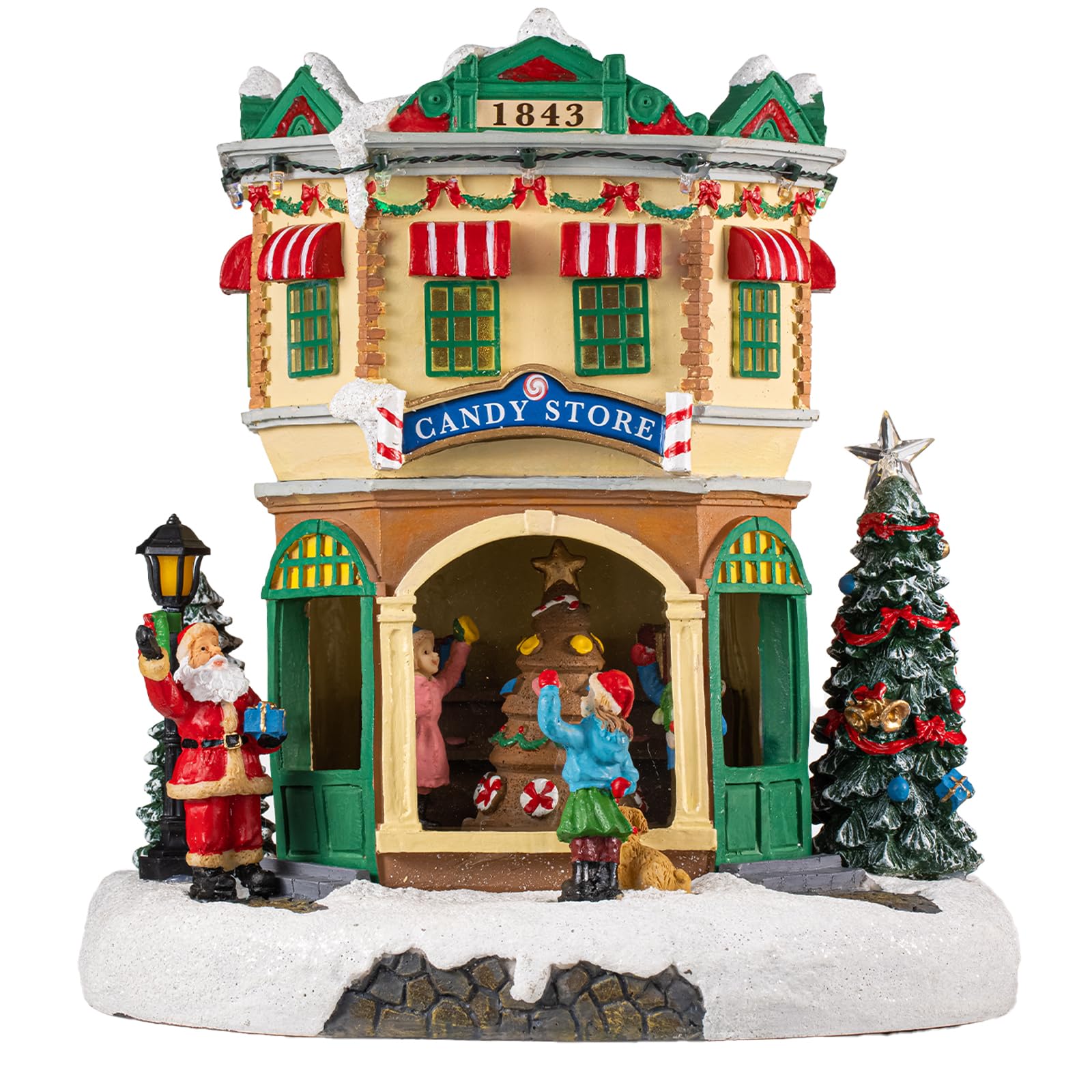 Amazon.com: COSIEST Christmas Village House, Christmas Candy House and ...