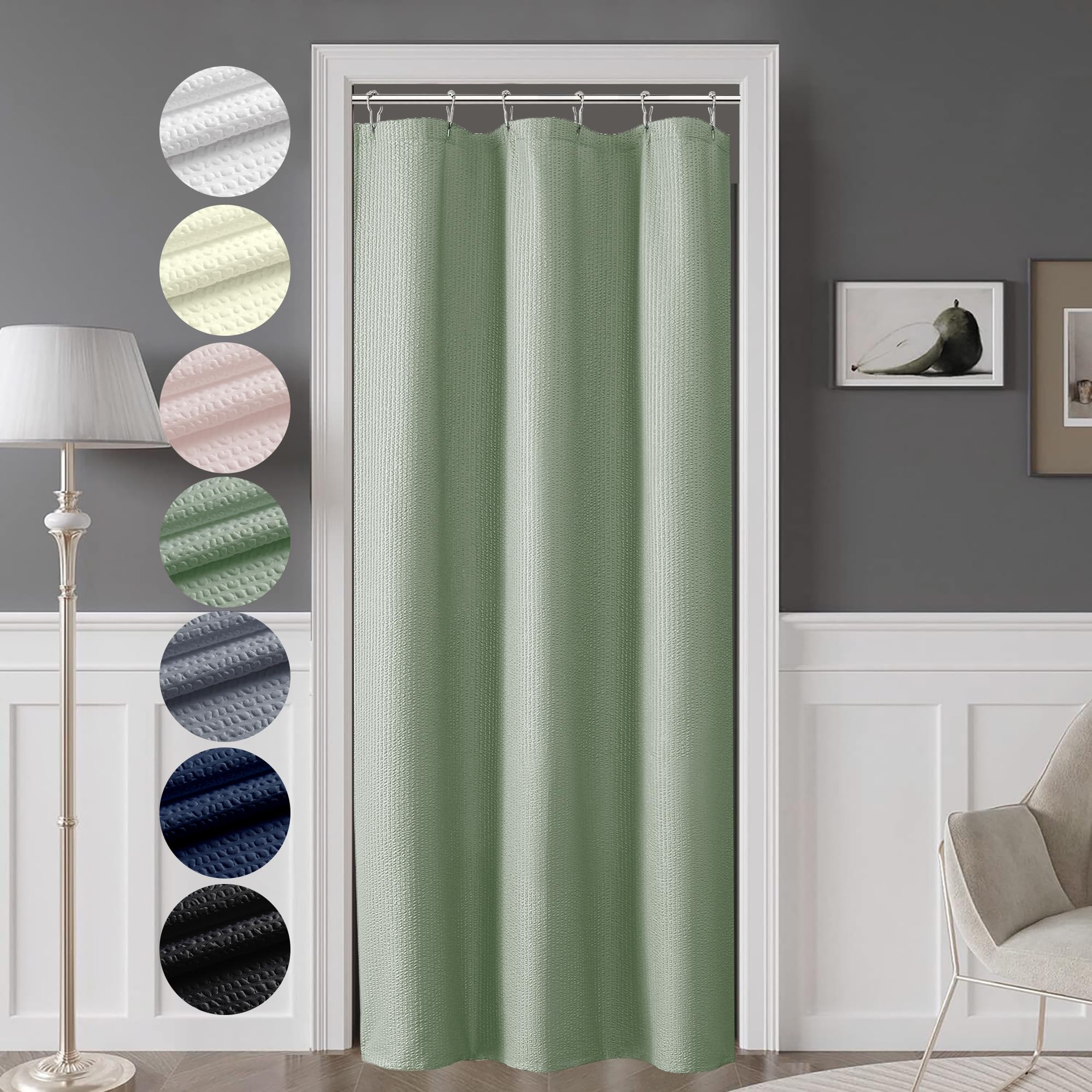 Amazon.com: OVZME Berry Stall Fabric Shower Curtain 36 x 72 Inch - Soft ...