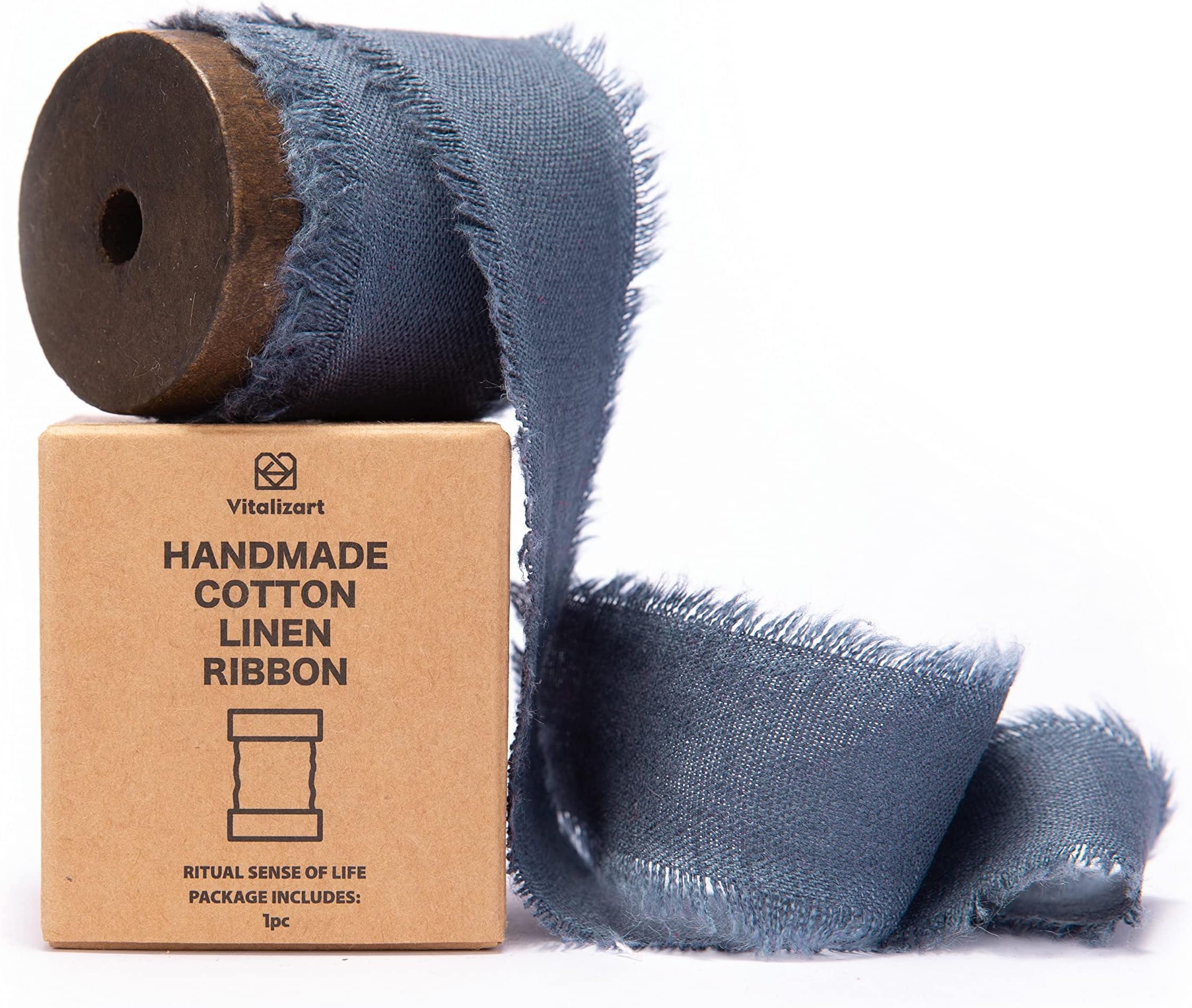 Amazon.com: PATIKIL 3/8" Denim Ribbon, 1 Roll 5.5 Yard Layering Jean ...