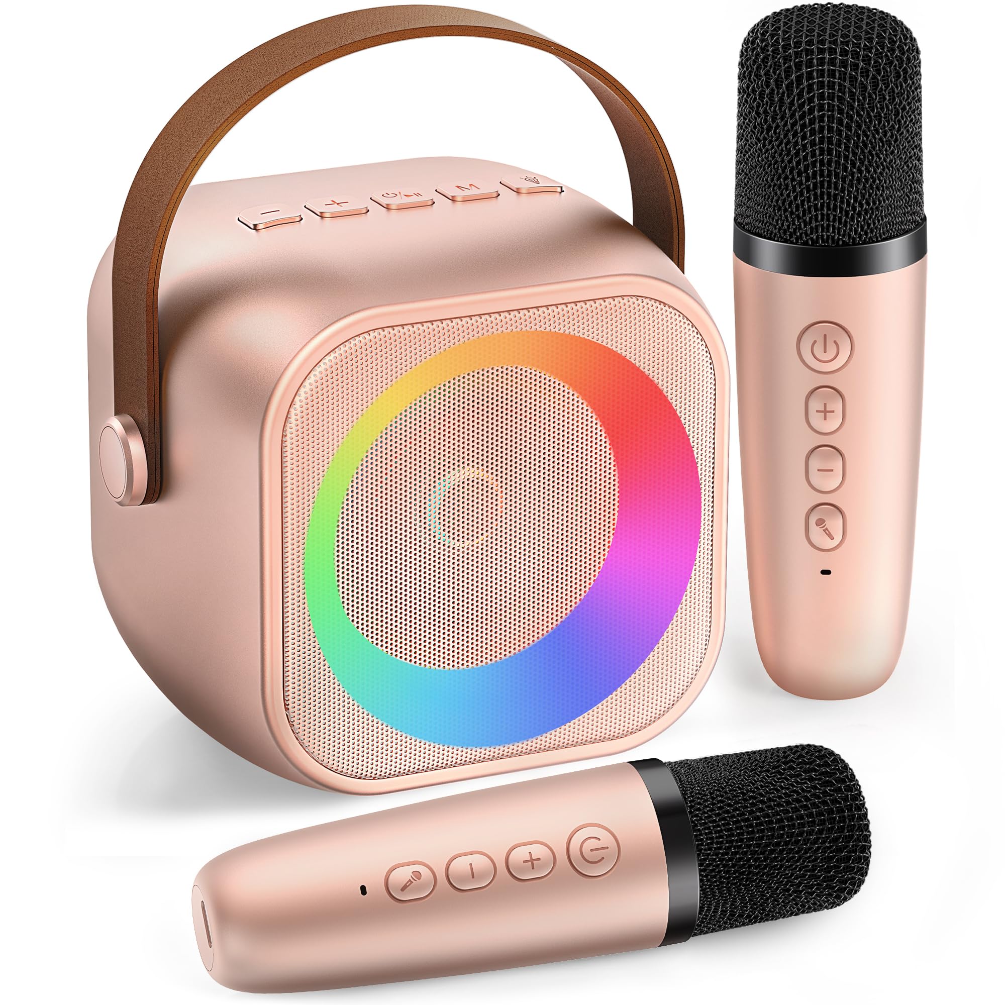 Amazon.com: Mini Karaoke Machine, Portable Bluetooth Karaoke Speaker ...