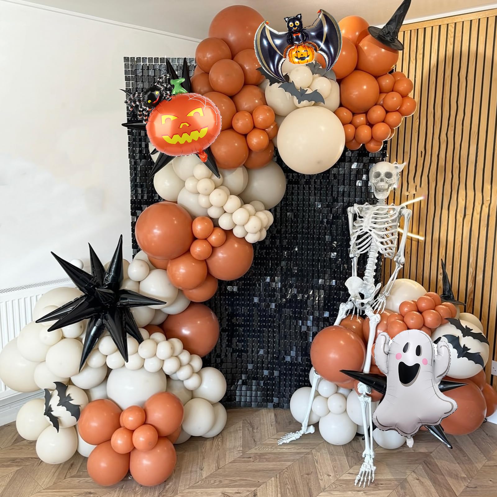 Space Decoration 107pcs Balloon Arch Garland Kit Halloween Balloon