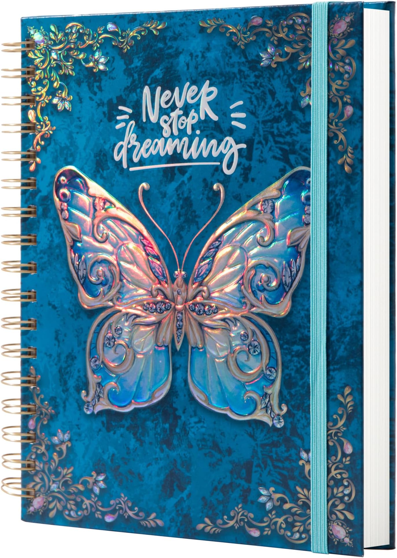 Spiral Notebook Journal-College Ruled Journal for Writing-B5 3D ...