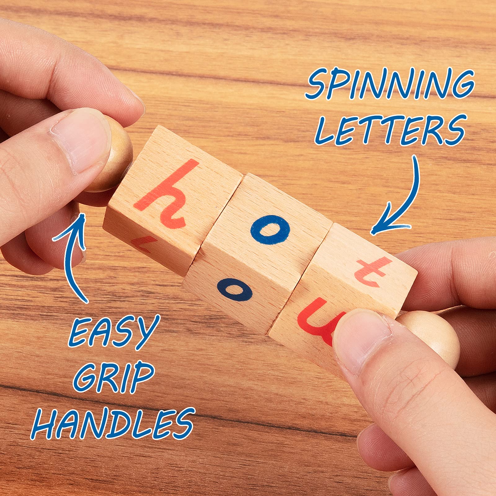 Buy Seanmi Wooden Letter Blocks Montessori Educational Toys For buy-seanmi-wooden-letter-blocks-montessori-educational-toys-for