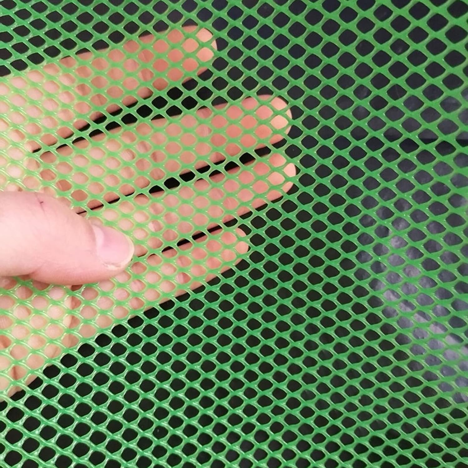 Amazon.com: Green Plastic Chicken Wire Fence Mesh, 0.3Cm Small Grid ...