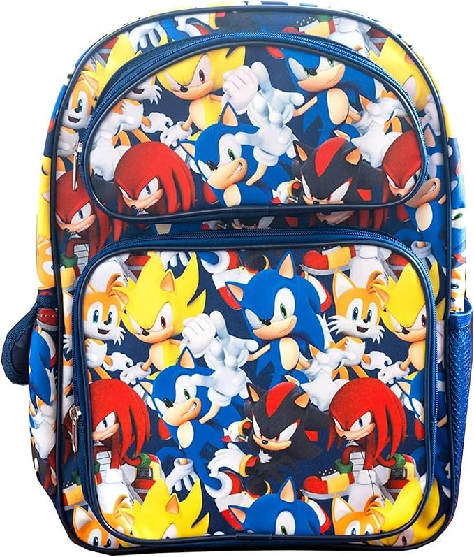 Amazon.com | Accessory Innovations Sonic the Hedgehog 16" Large School ...