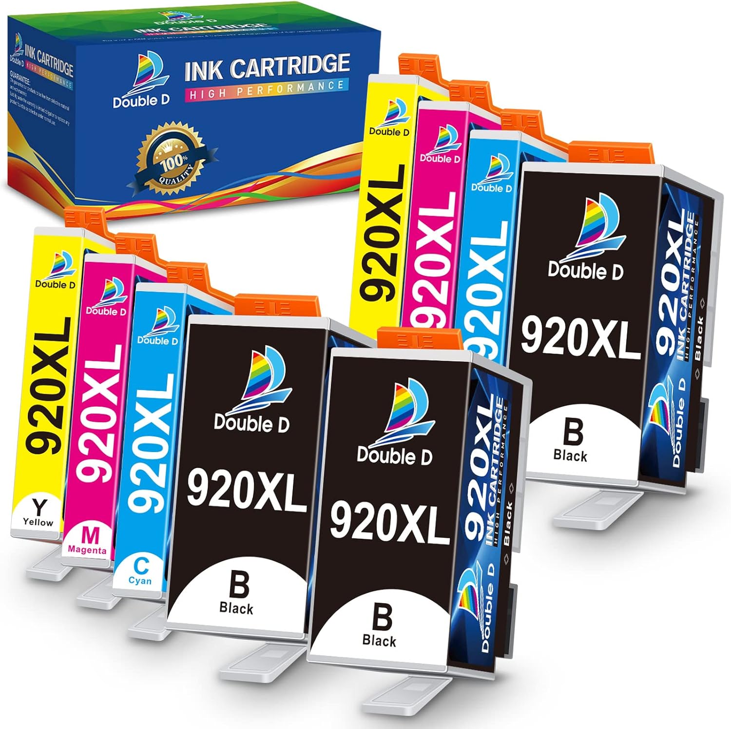 Amazon.com: DOUBLE D 920XL Compatible Ink Cartridges Replacement for HP ...
