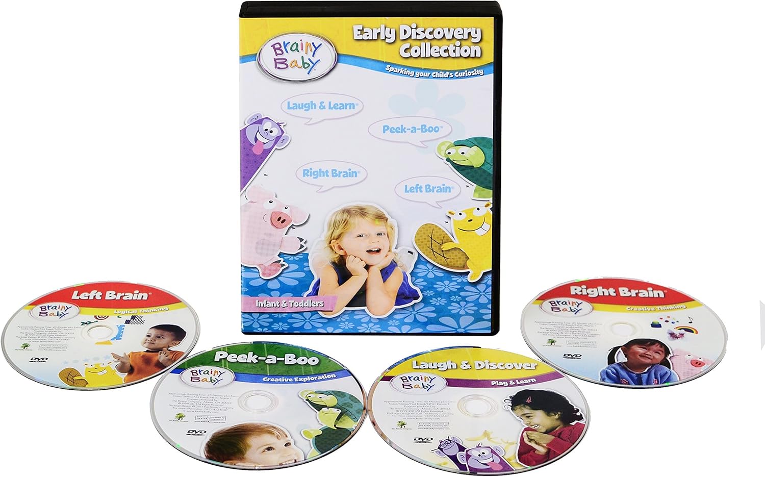 Amazon.com: Brainy Baby DVDs Set of 4: Sparking Your Child's Curiosity ...