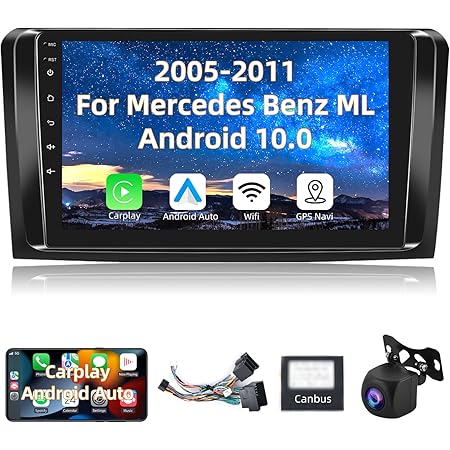 Amazon.com: Android 11 Car Stereo for Mercedes Benz GL ML Class W164 ...