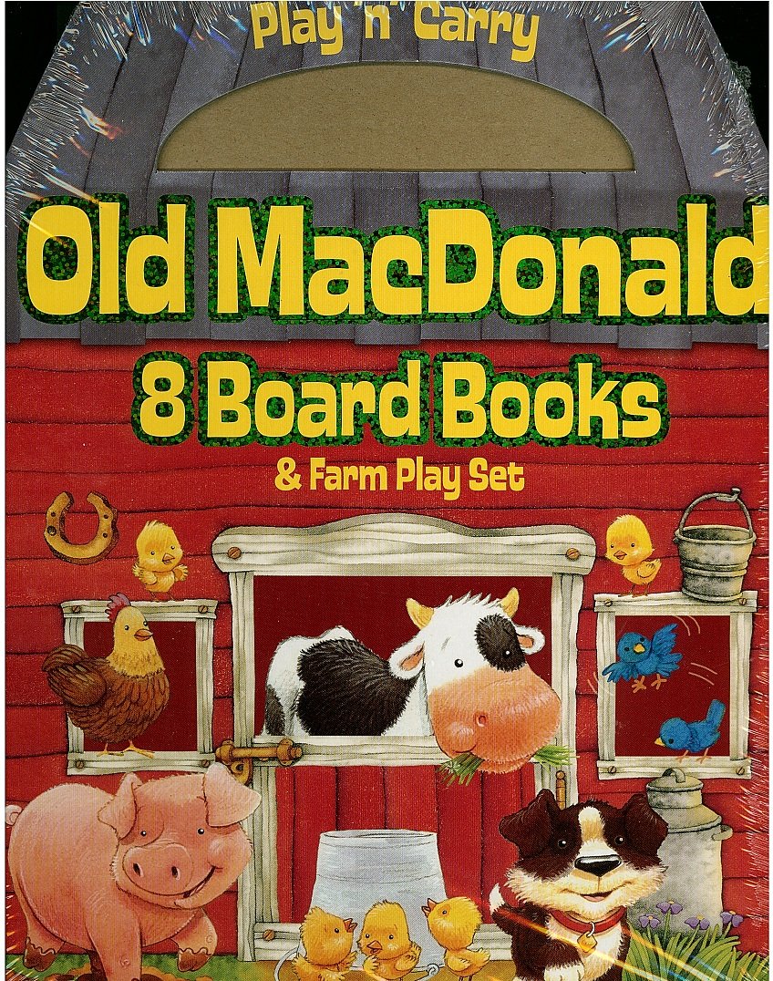 Old MacDonald 8 Board Books & Farm Play Set: 9781450830317: Amazon.com ...