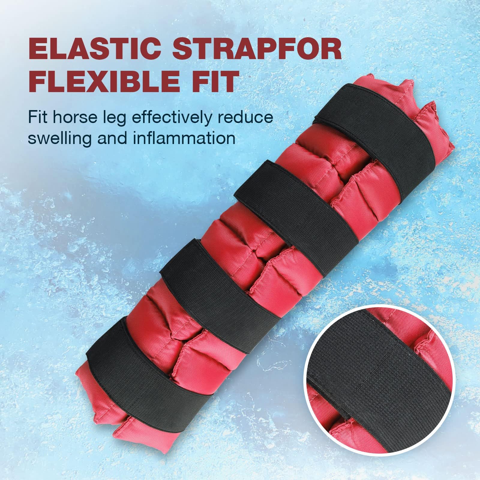 Snapklik.com : CareMaster Ice Boot For Horse Nylon Boot Wrap Ice ...