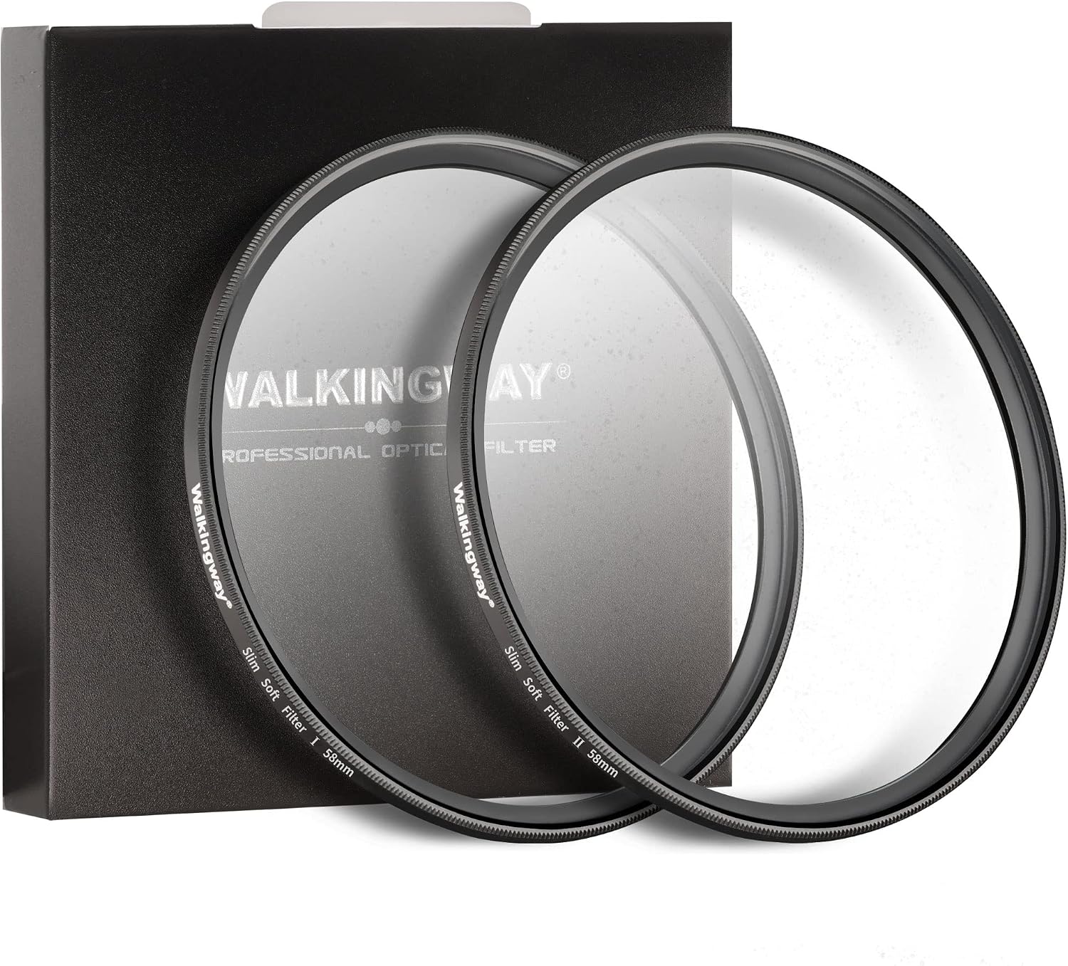 Amazon.com : Walking Way 58mm White Mist Diffusion Filter Set (Soft 1 ...
