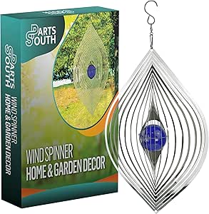 Stainless Steel Wind Spinner – Kinetic Yard Decor Wind Spinners – Metal ...