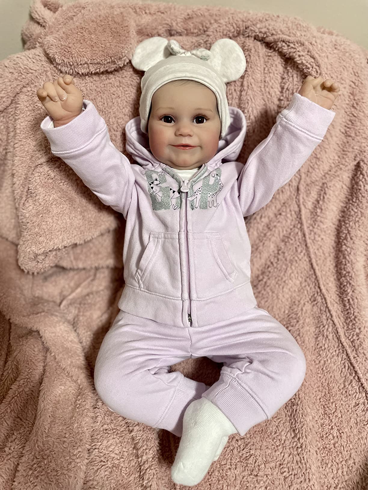 $10/mo - Finance Anano Reborn Baby Doll Newborn 24 Inches Silicone ...