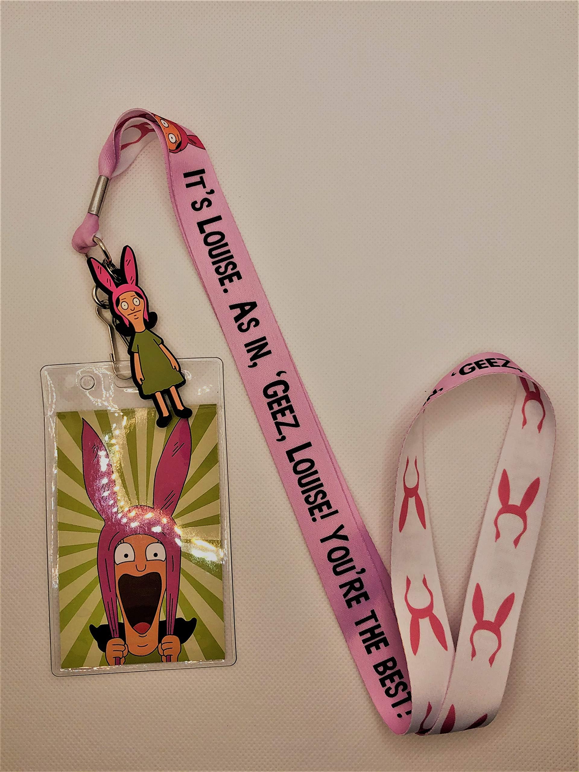 Amazon.com: Ata-Boy Bob's Burgers Lanyard Badge Holder, Bob Belcher ...