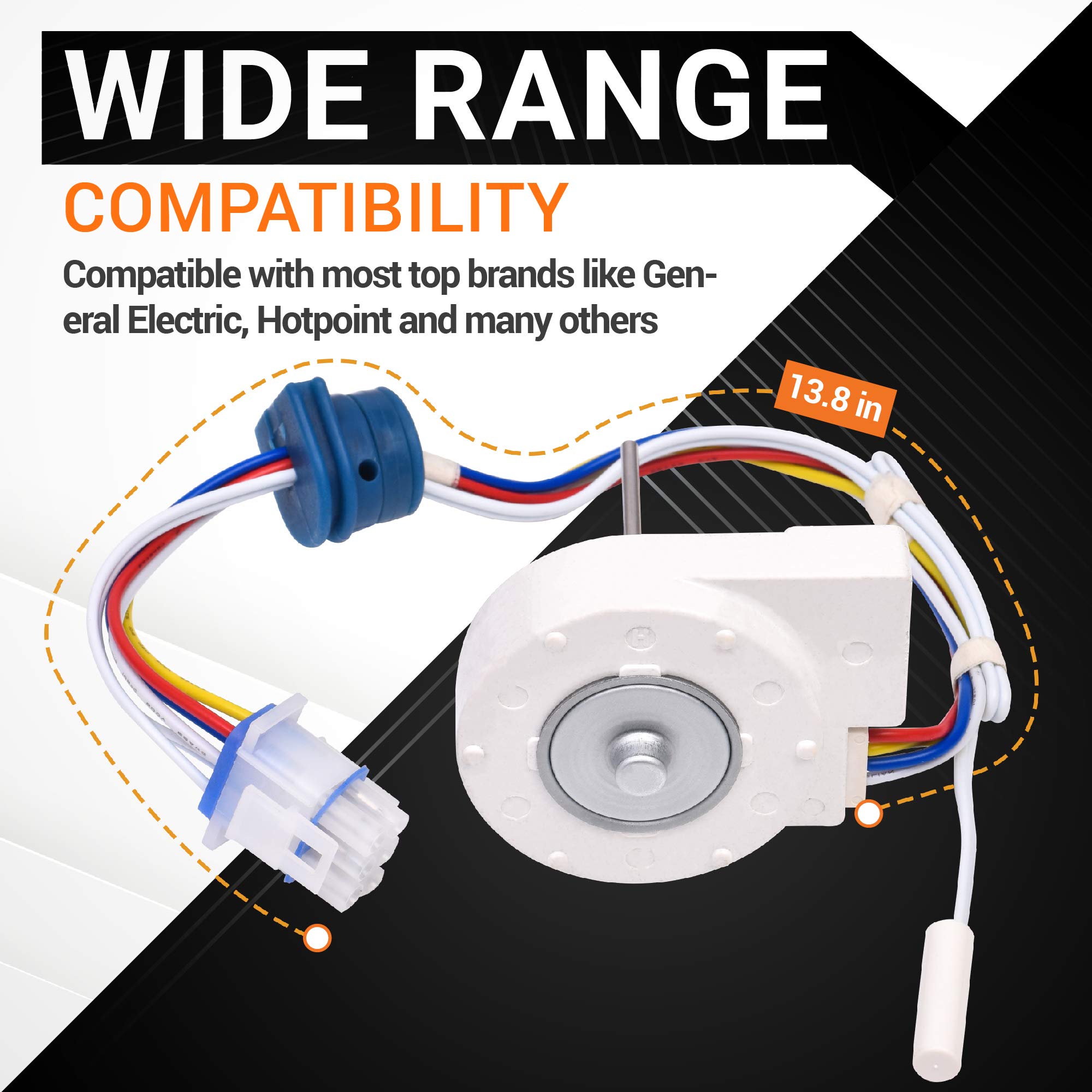High Compatibility WR60X10074 WR60X10307 Evaporator Fan Motor ...