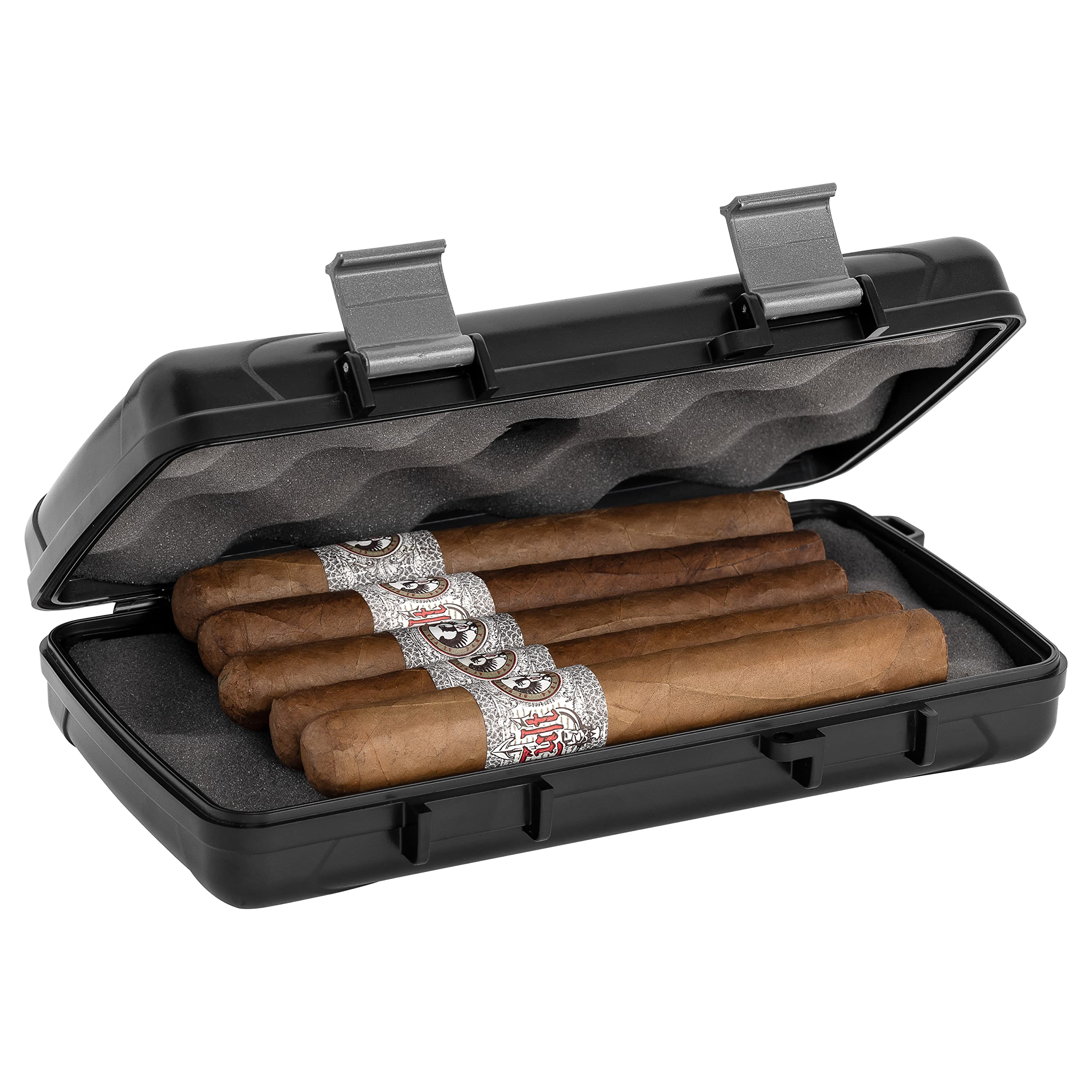 Snapklik.com : XiKar X-treme Protection Rugged Cigar Travel Case 5ct
