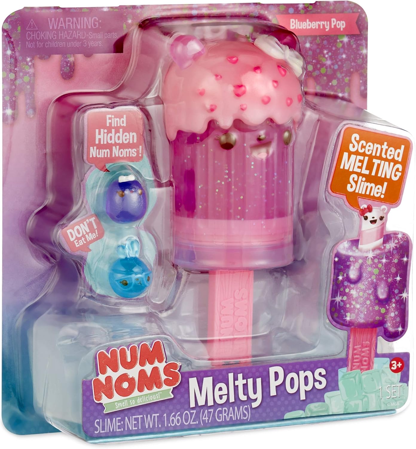 Buy Num Noms Snackables Melty Pops Blueberry Pop with Scented Melting ...