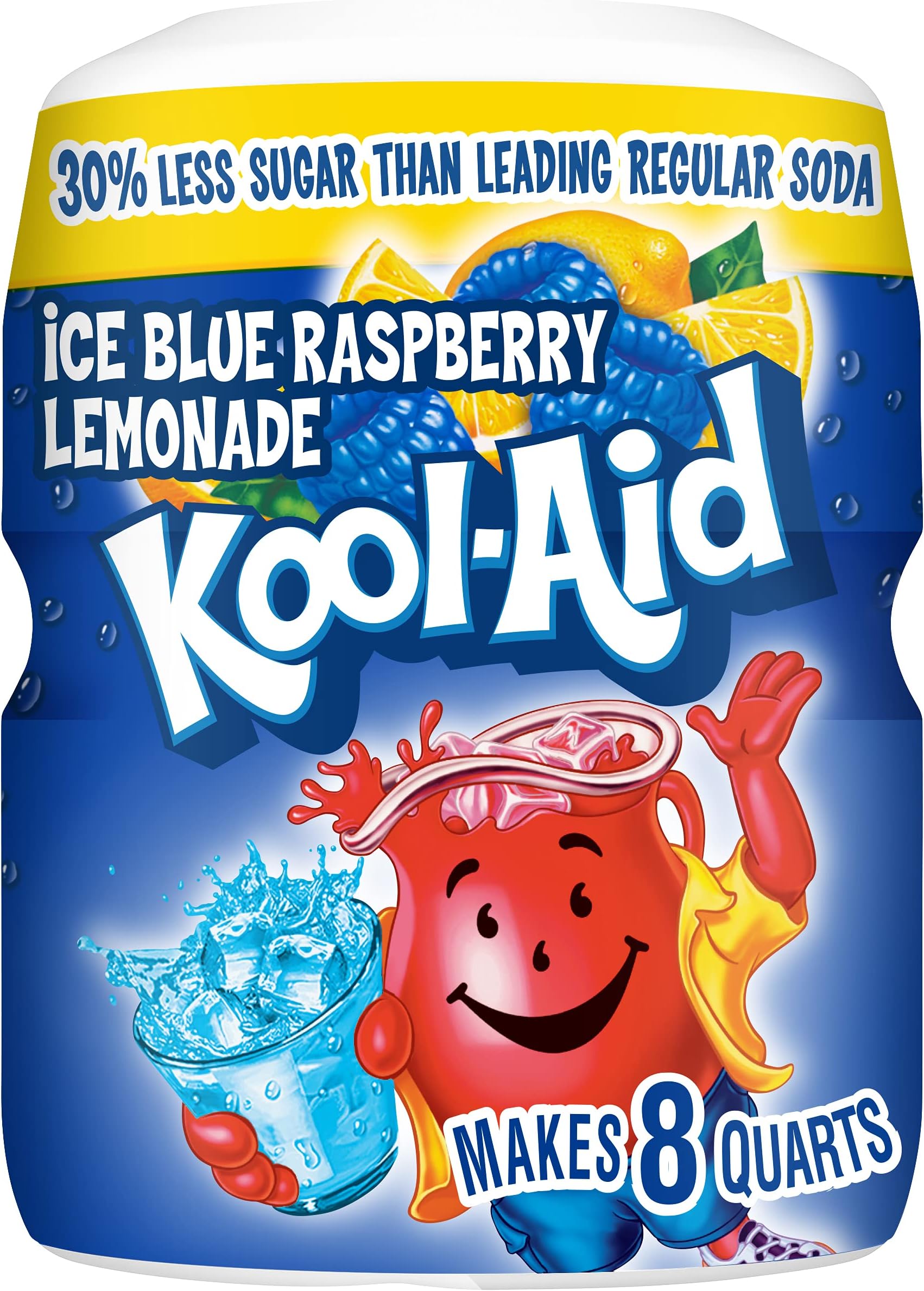 Amazon.com : Kool-Aid Caffeine Free Blue Raspberry Lemonade Sweetened ...